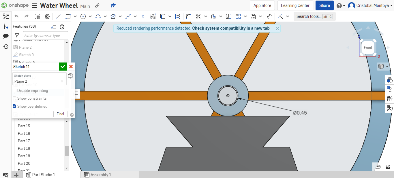 How to Make Water Wheel on Onshape : 15 Steps - Instructables