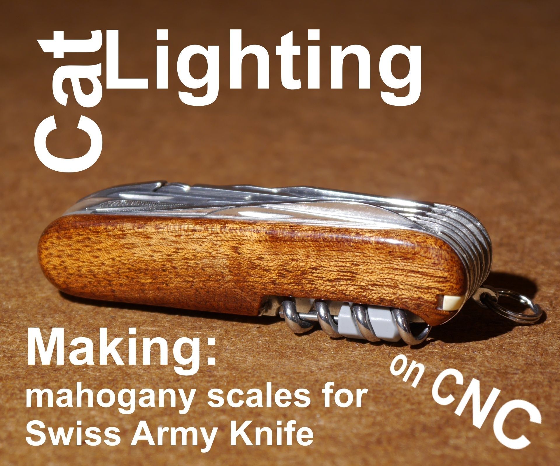 Making Custom Wooden Scales for 91mm Victorinox SAK, Using a CNC Router ...