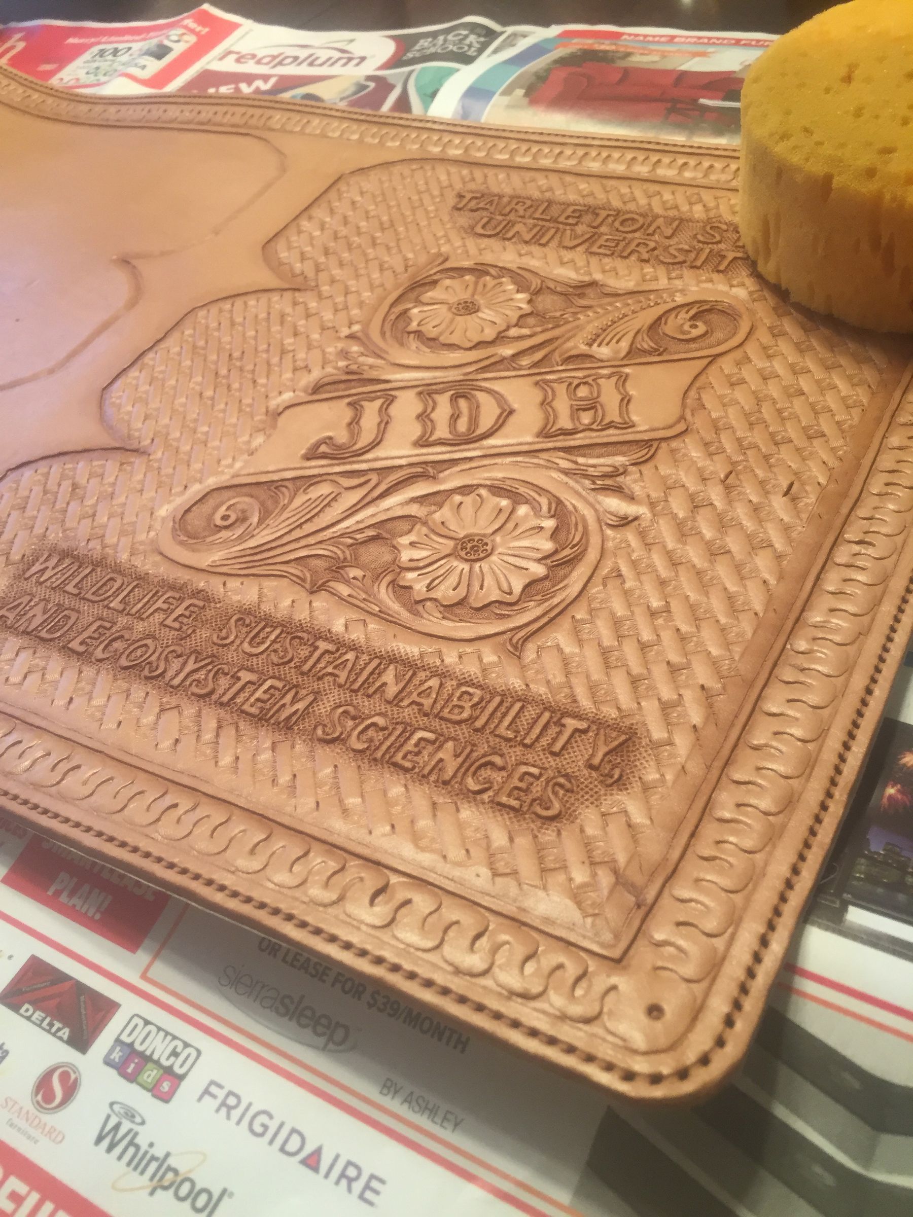 Handcrafted Custom Leather Portfolio : 11 Steps (with Pictures ...