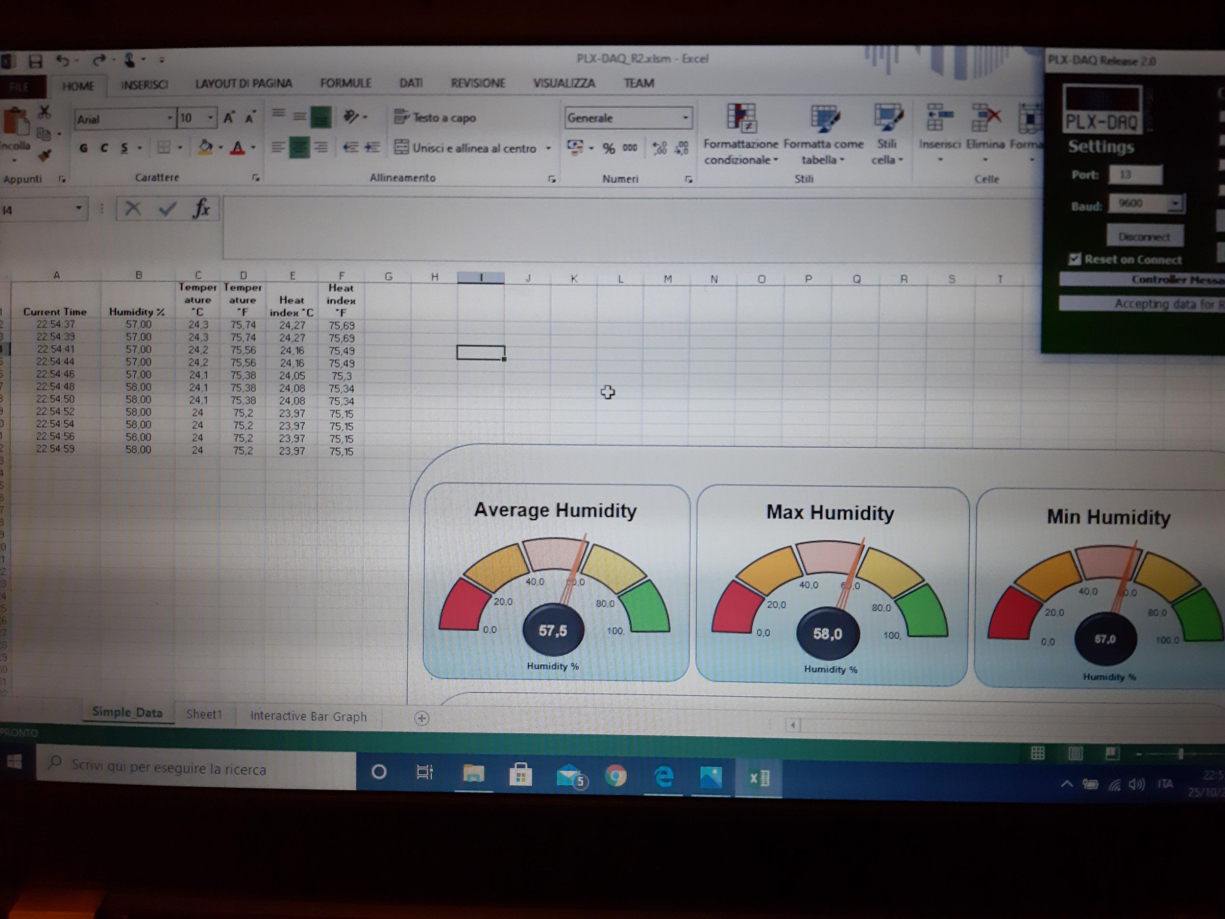 Linkit One - Live Data Monitored in Excel and Displayed Using a Dashboard : 8 Steps (with ...