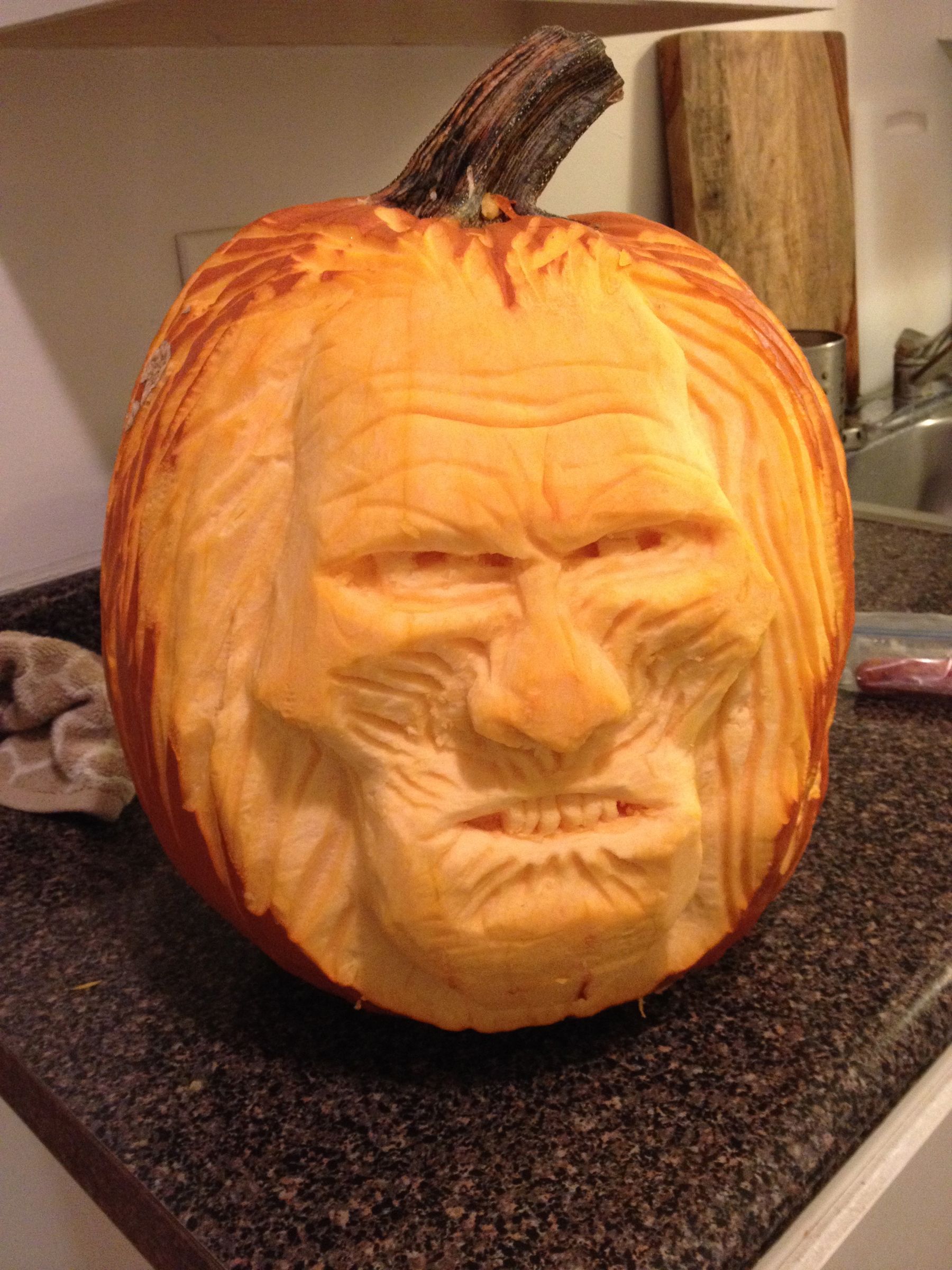 1 Hr. White Walker Pumpkin : 6 Steps - Instructables