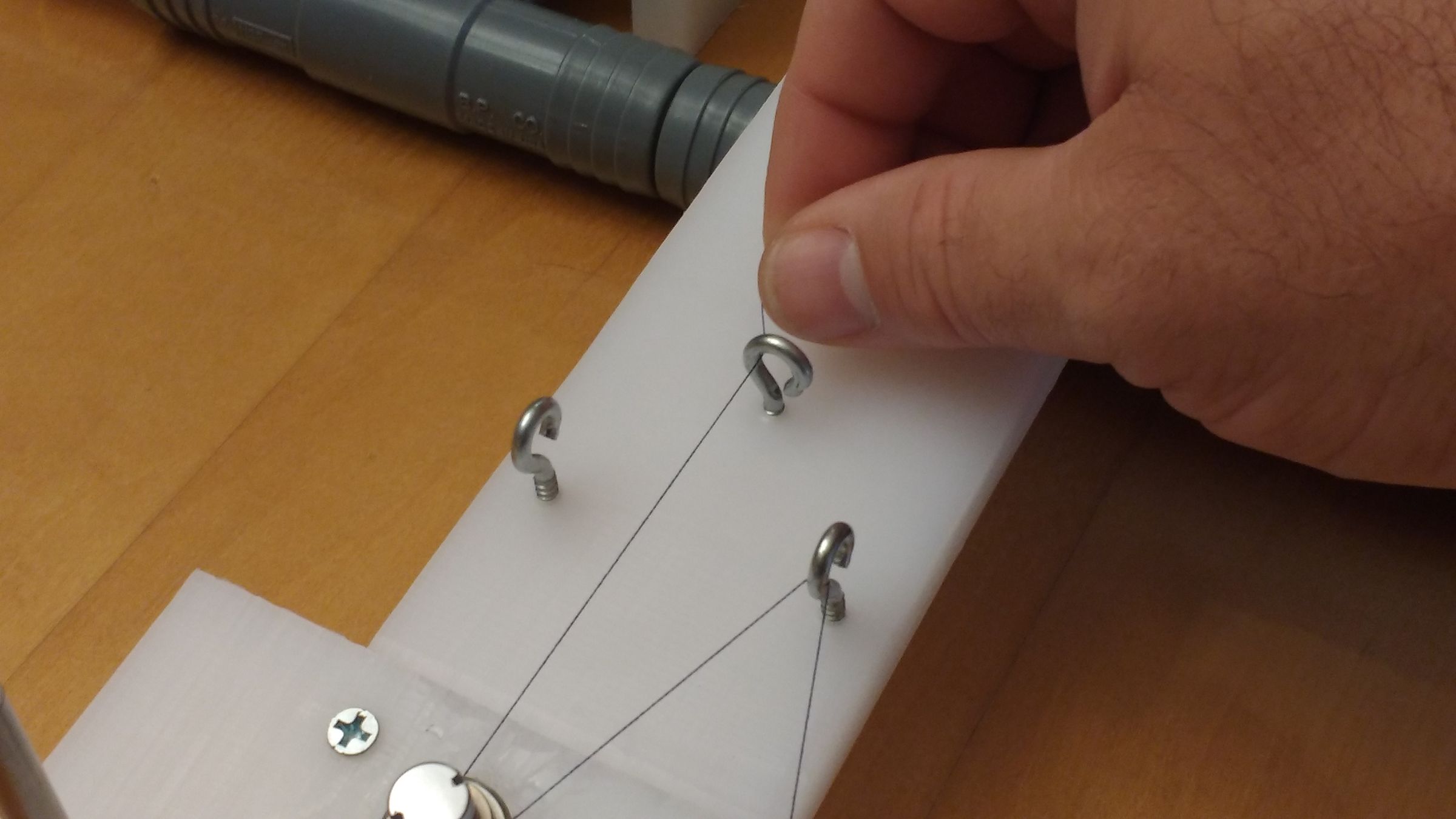 Fishing Rod Wrapping Jig Made From Crutches & HDPE Cutting Board : 8 ...