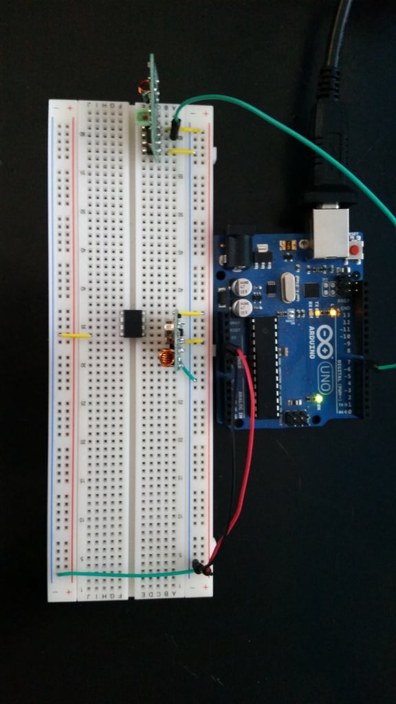 Attiny85 Rf Transmitter To Arduino Uno Receiver Manchester Library W Arduino 1 0 4 Steps