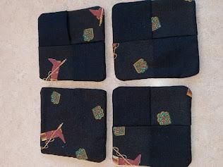 4 Square Fabric Coasters : 6 Steps (with Pictures) - Instructables