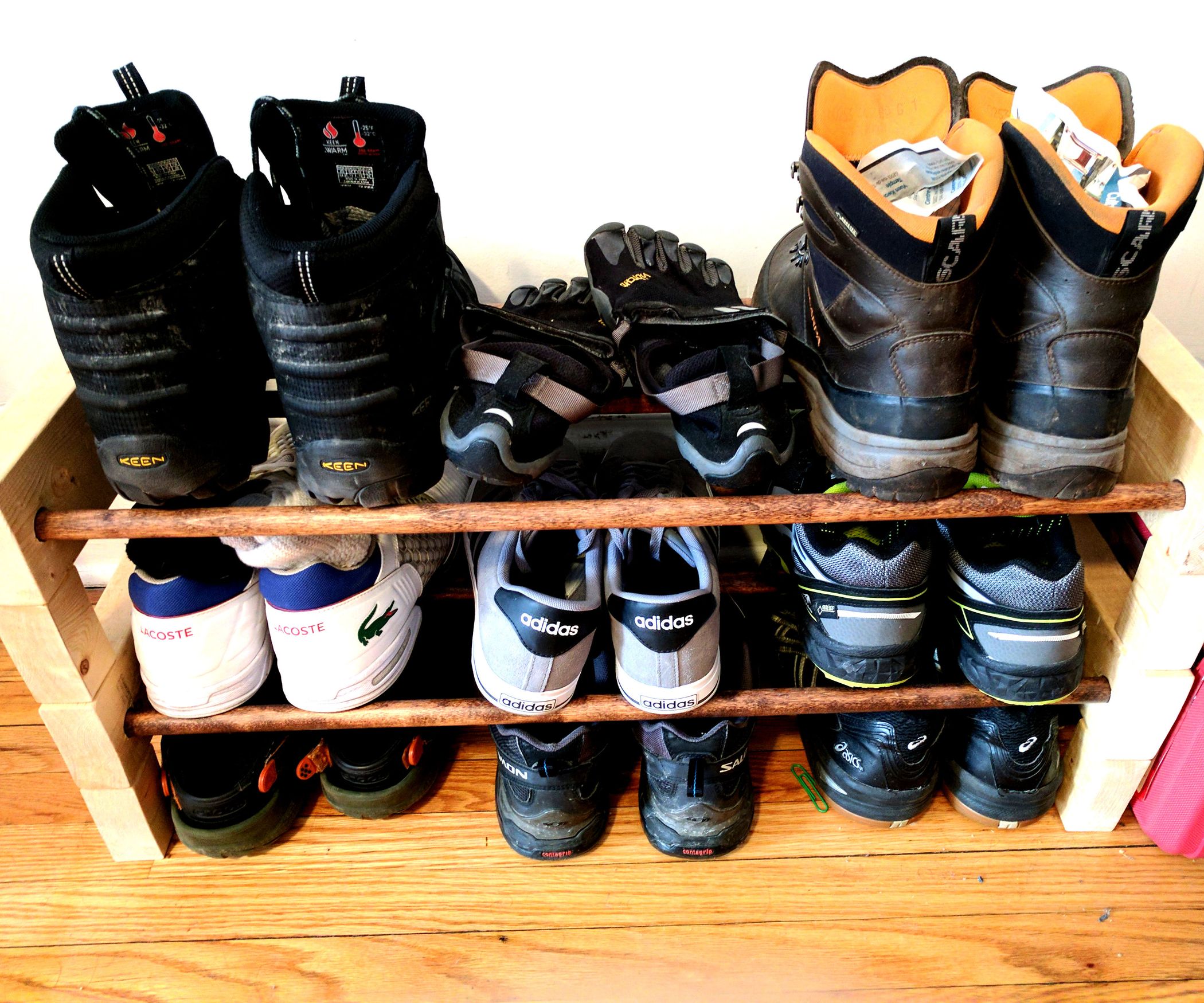 Stackable Wooden Shoe Rack : 6 Steps (with Pictures) - Instructables