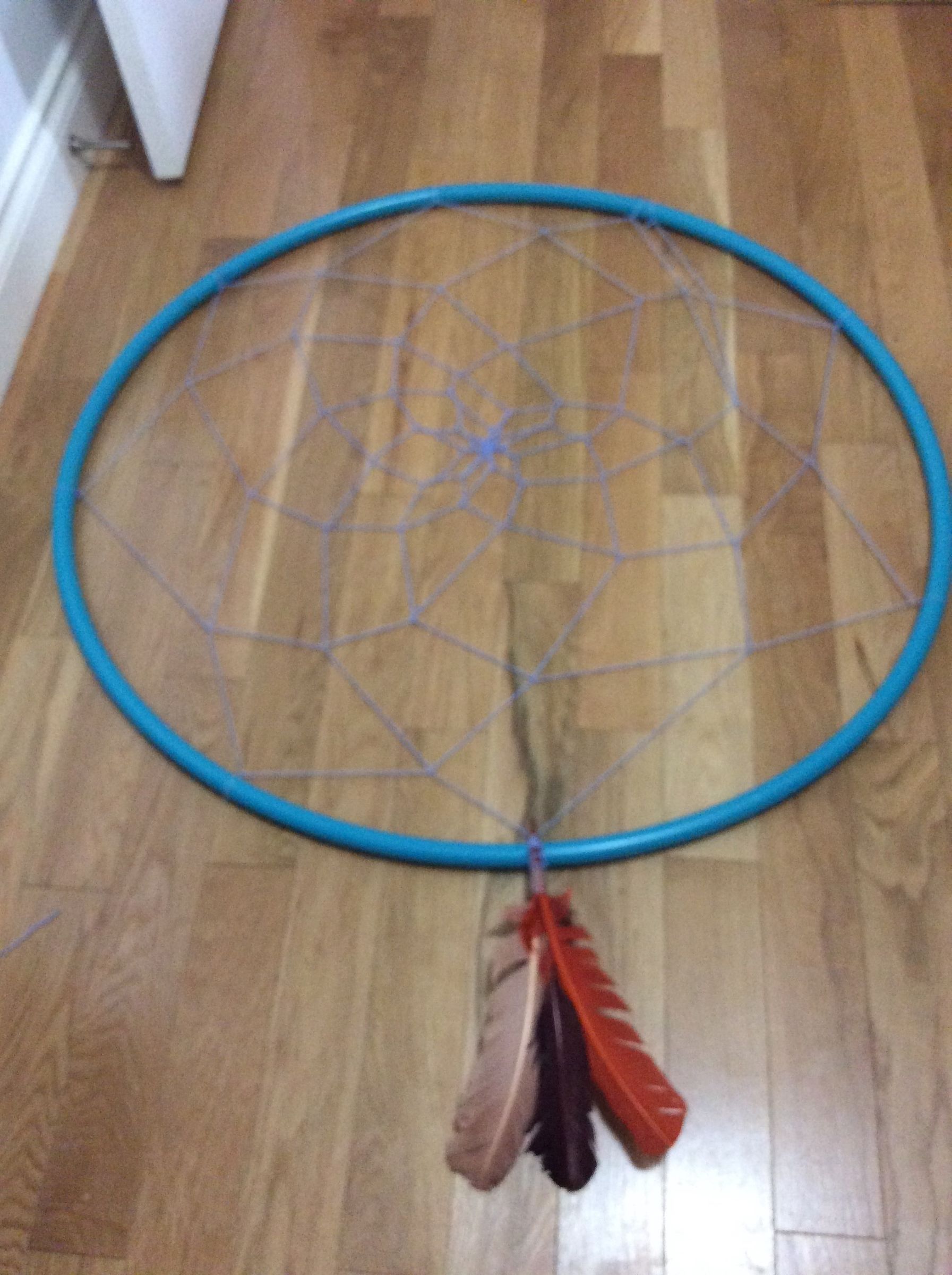 Hula Hoop Dream Catcher : 4 Steps - Instructables