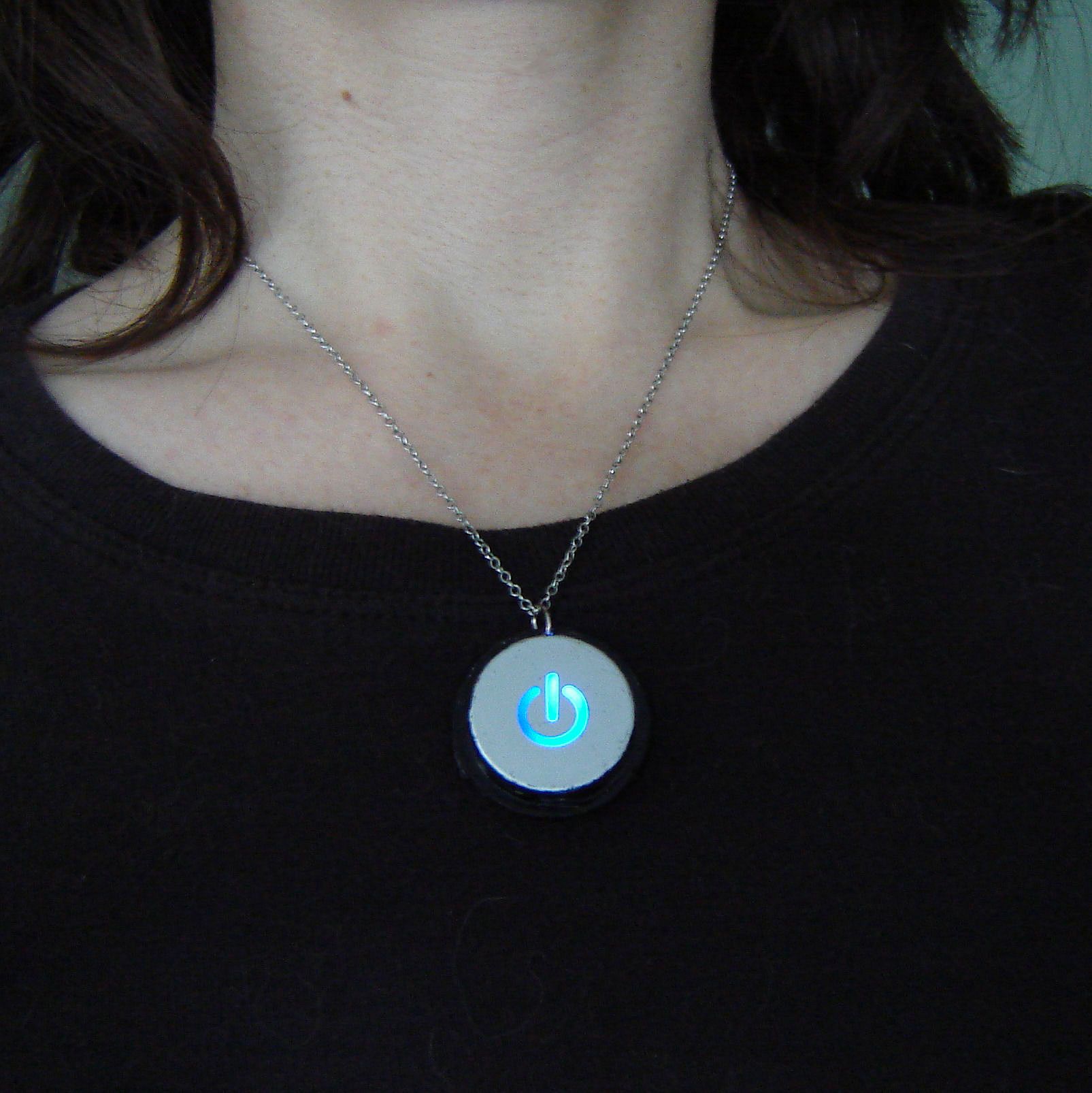Power Button Necklace : 4 Steps (with Pictures) - Instructables
