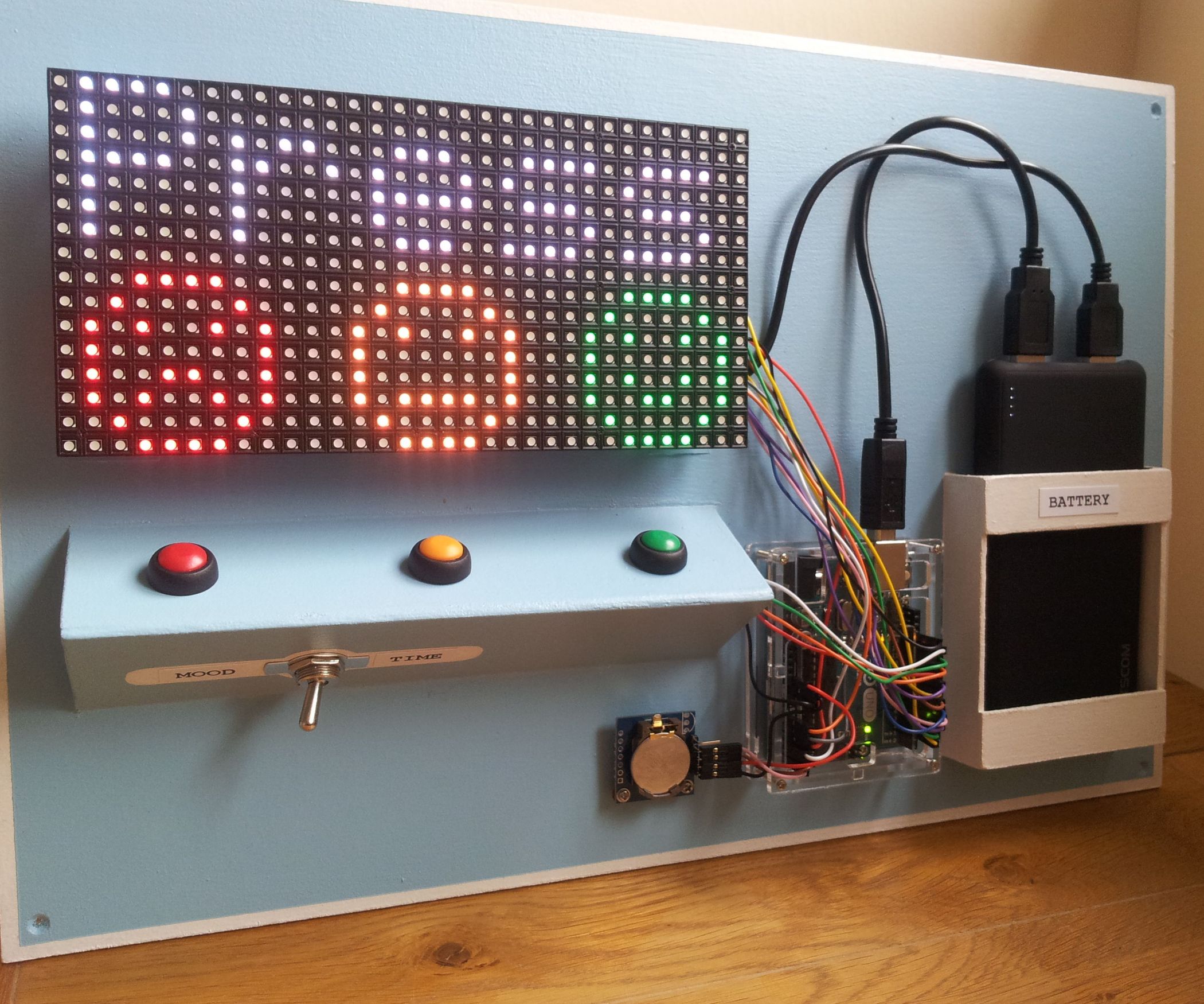 Arduino Mood Gauge With Clock : 7 Steps (with Pictures) - Instructables