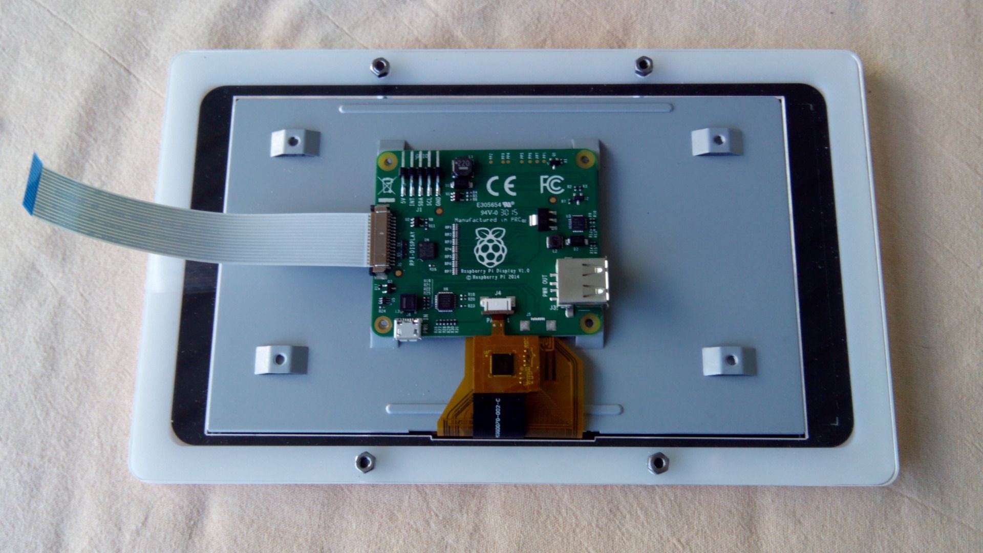 Raspberry PI Touch Screen Frame and Case Assembly Guide : 4 Steps (with ...