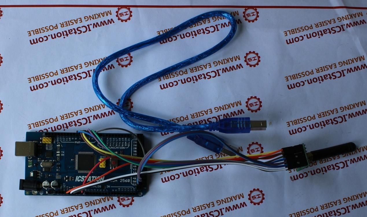 Ultrasonic Distance Measurement NRF905 Wireless Transmission System ...