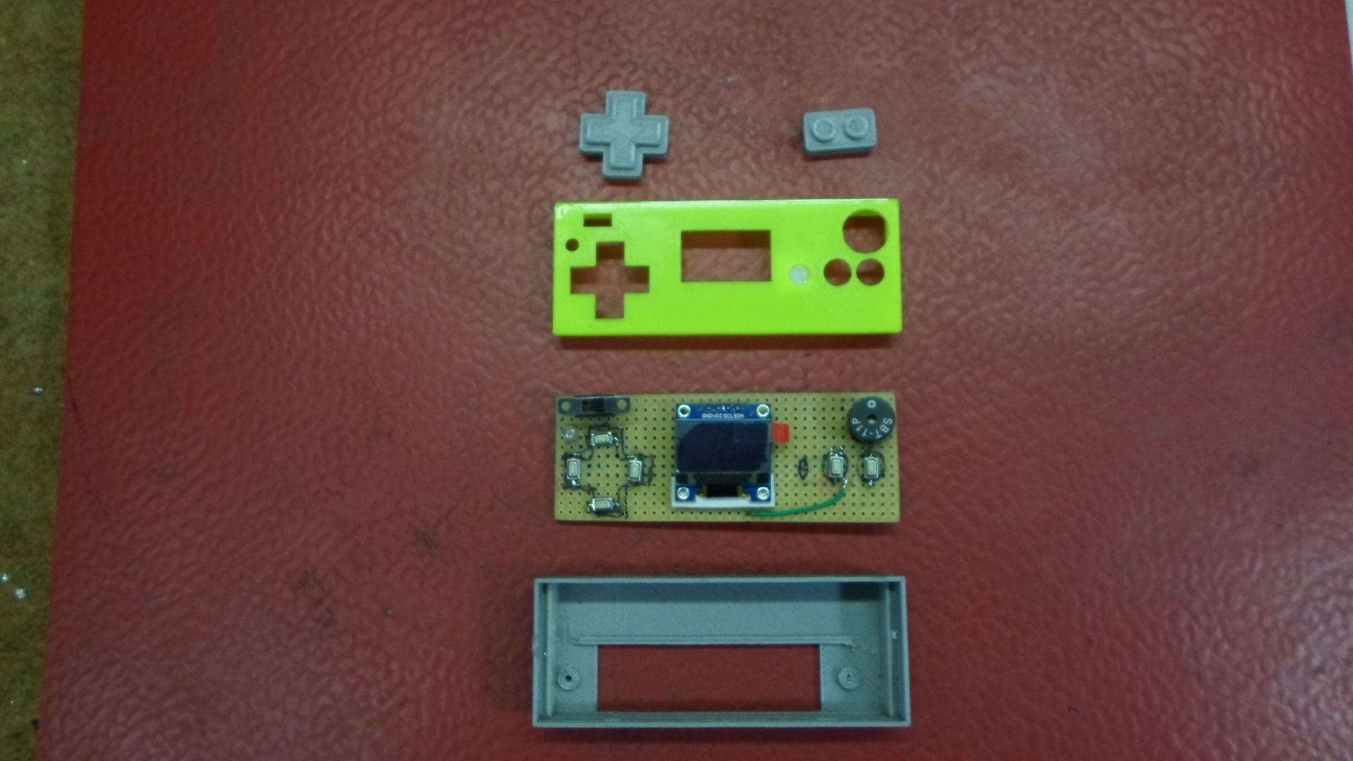 Arduboy Clone With Arduino Nano and I2C Oled Display : 3 Steps ...