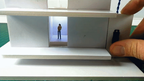 How to Make Simple Electric Elevator Model From Cardboard. Model for ...