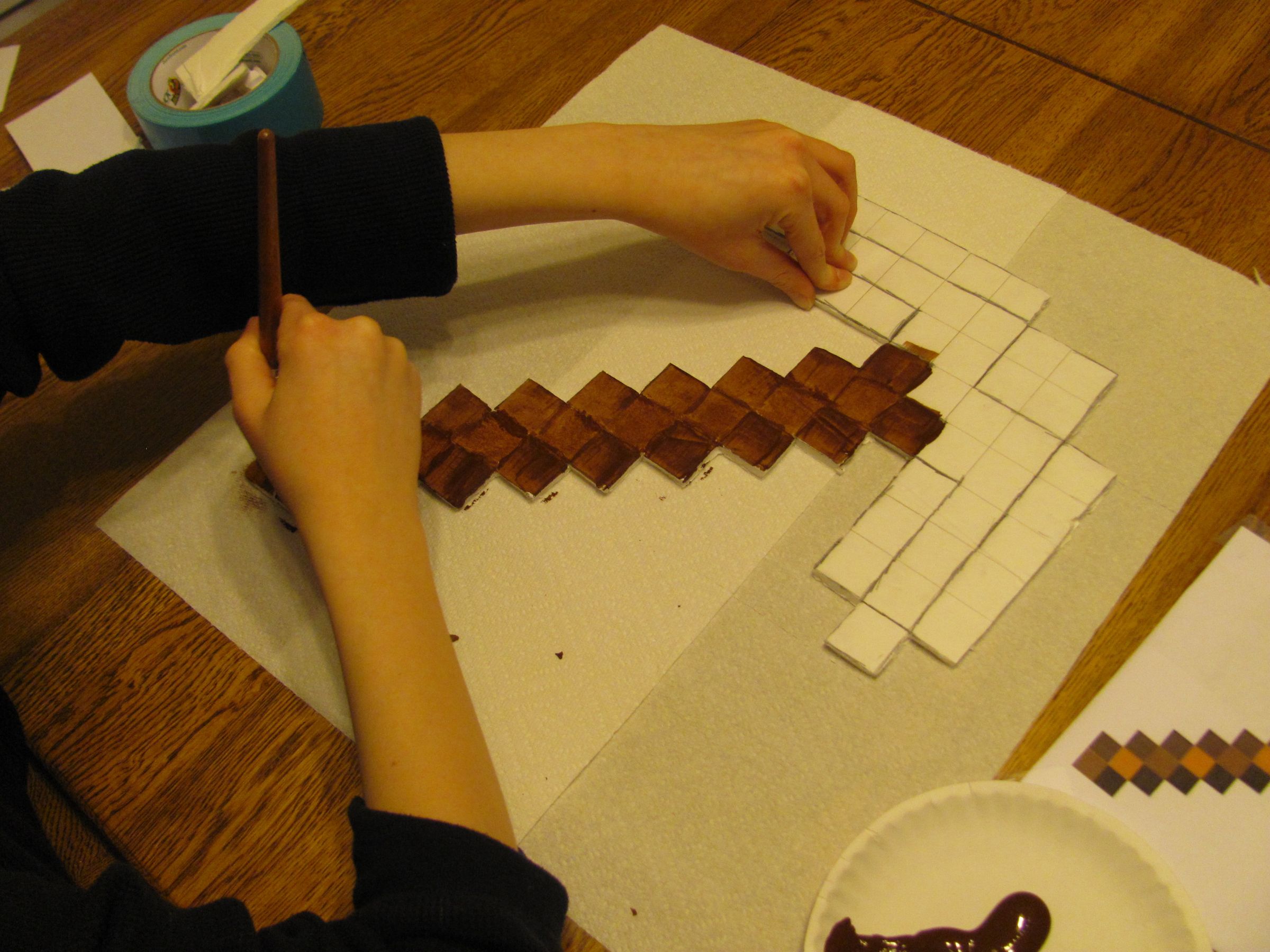 How to Make a Minecraft Diamond Pickaxe : 9 Steps (with Pictures ...