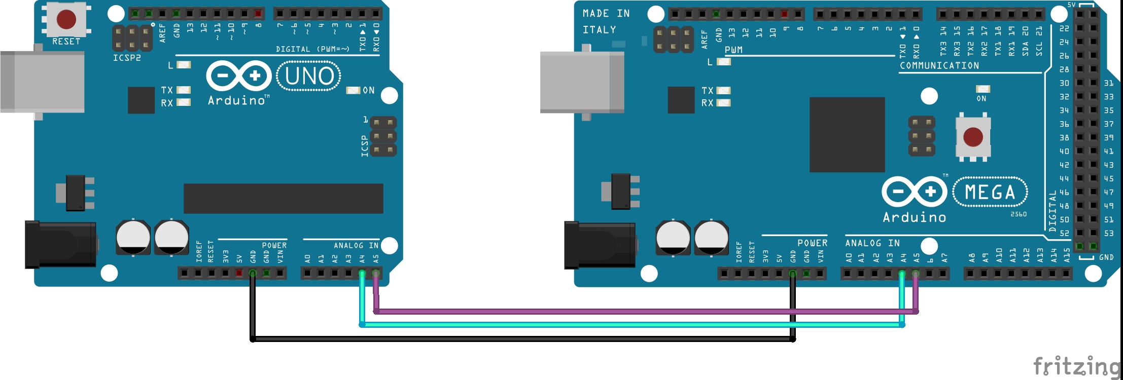 UART and I2C Communications Between UNO and MEGA2560 : 14 Steps (with ...