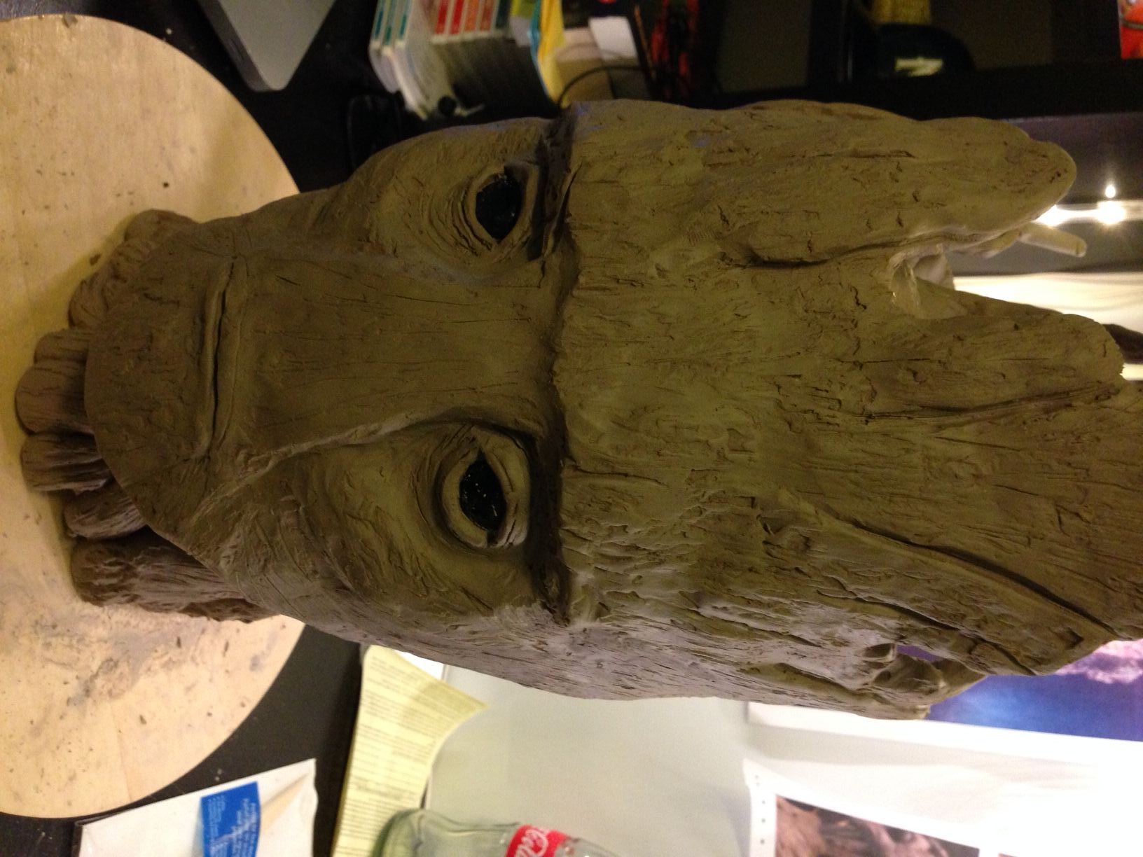 Groot Head Sculpture : 6 Steps - Instructables