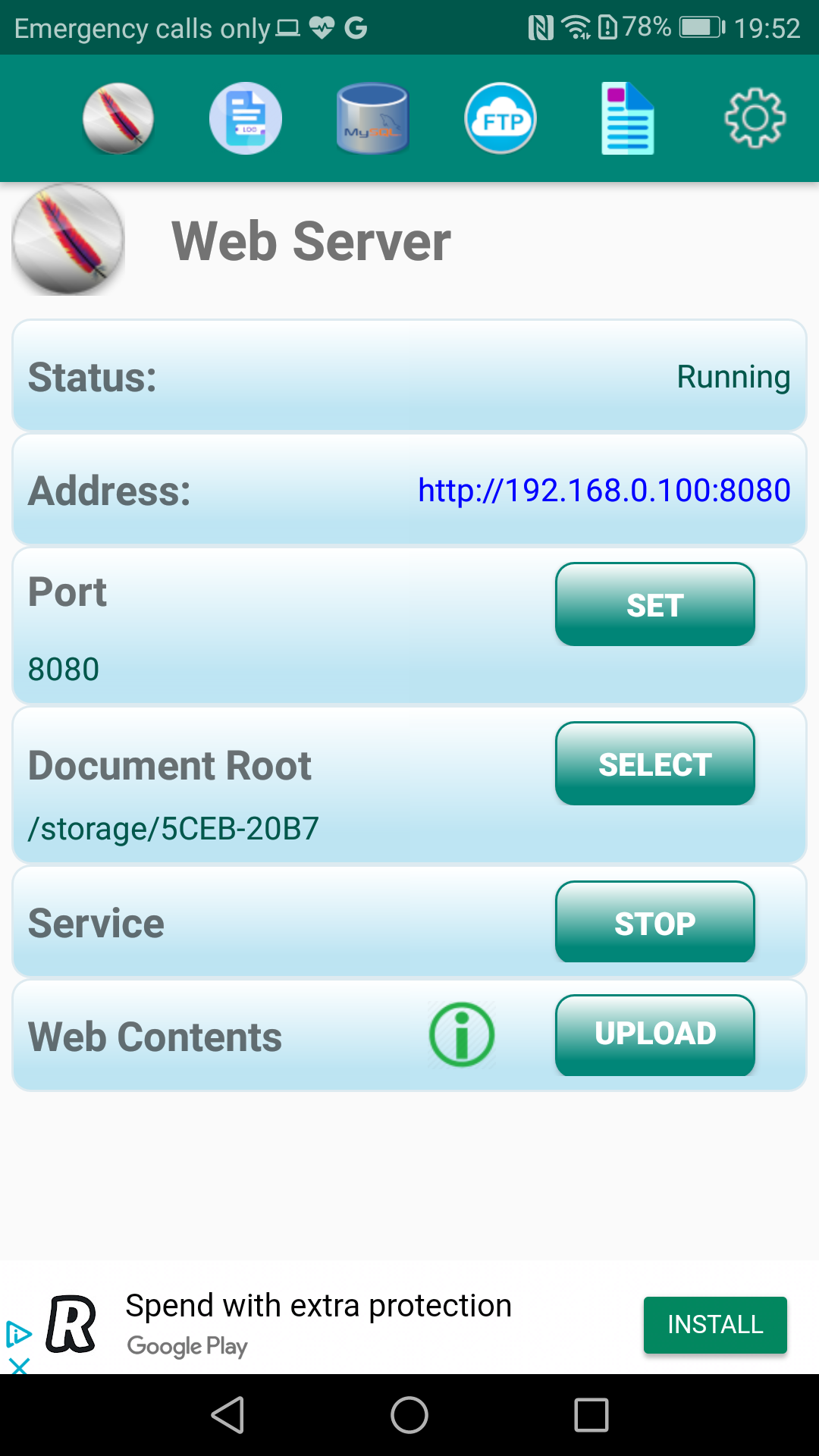 Old Android Phone to WebServer : 5 Steps - Instructables