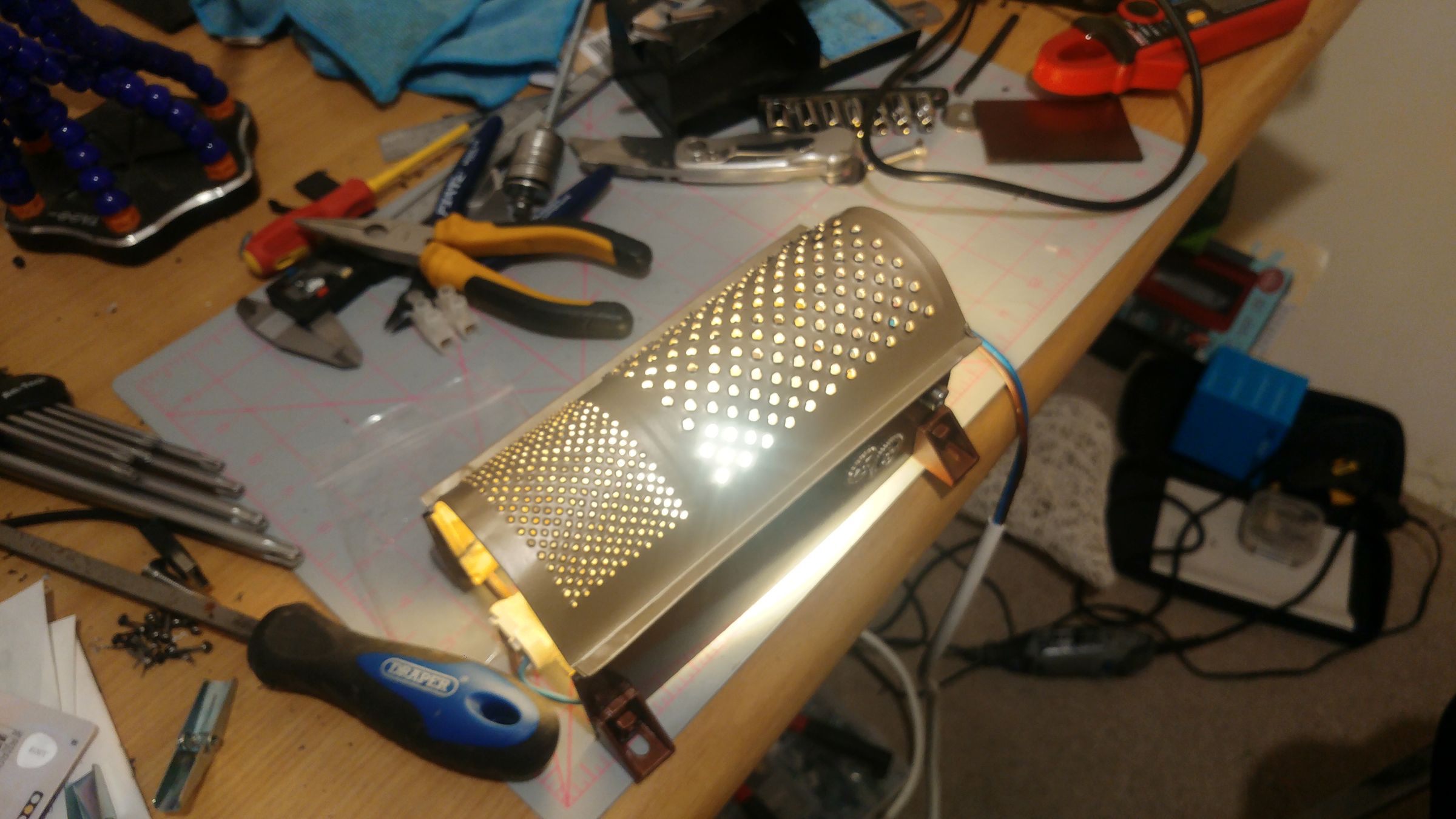 Steampunk Cheese Grater Lights : 6 Steps - Instructables