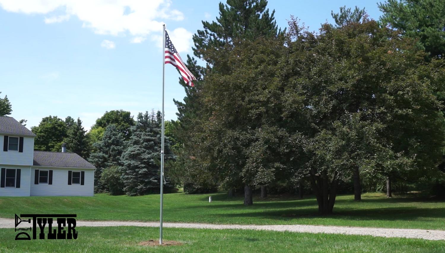 Do-It-Yourself $130 Flag Pole : 12 Steps (with Pictures) - Instructables