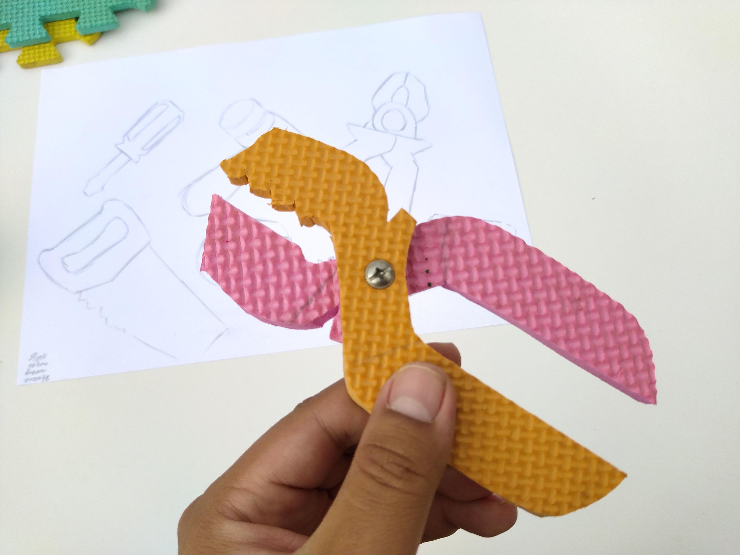 Toddler Tools Made From Baby Foam Mat : 36 Steps (with Pictures ...