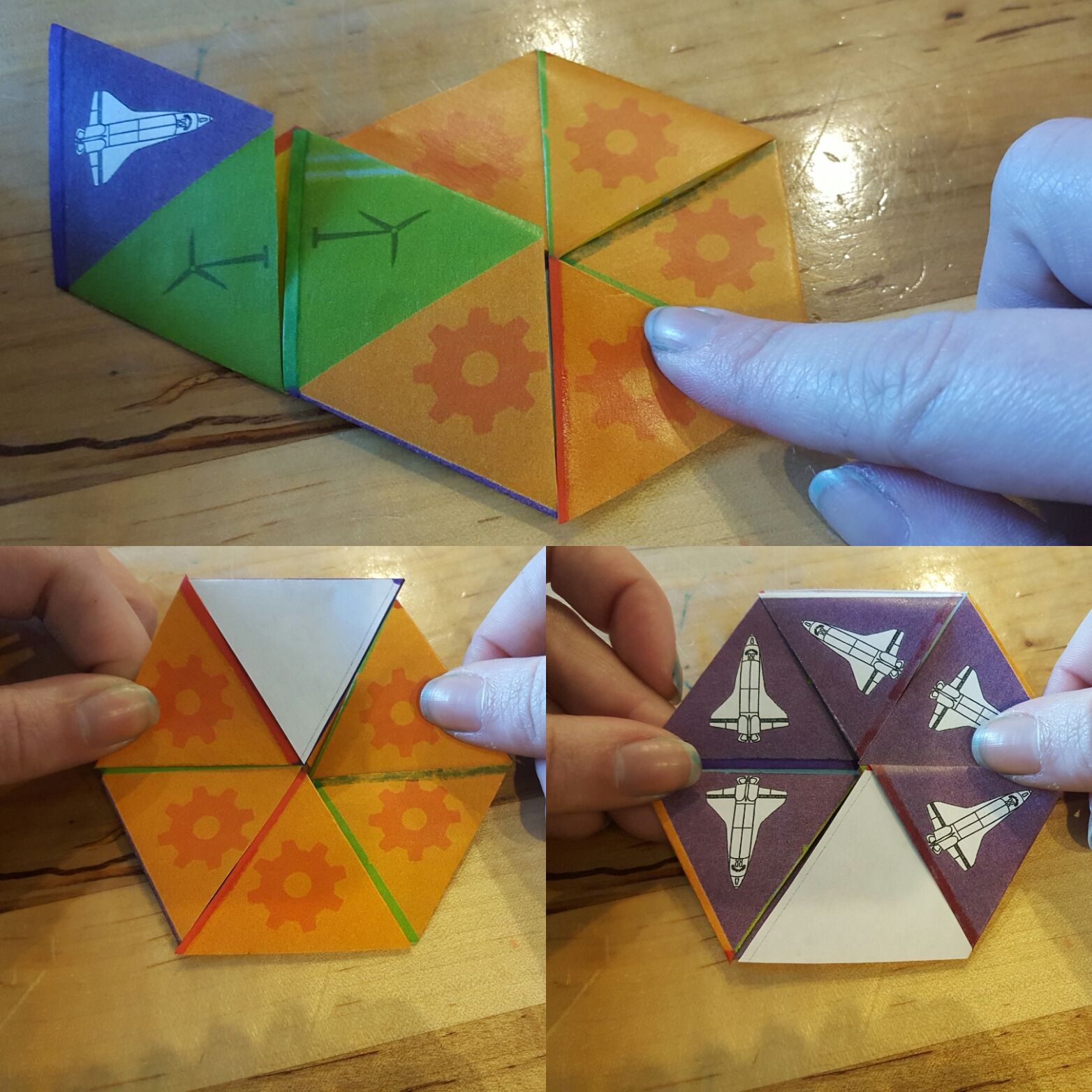 Hexaflexagon Fun : 7 Steps (with Pictures) - Instructables