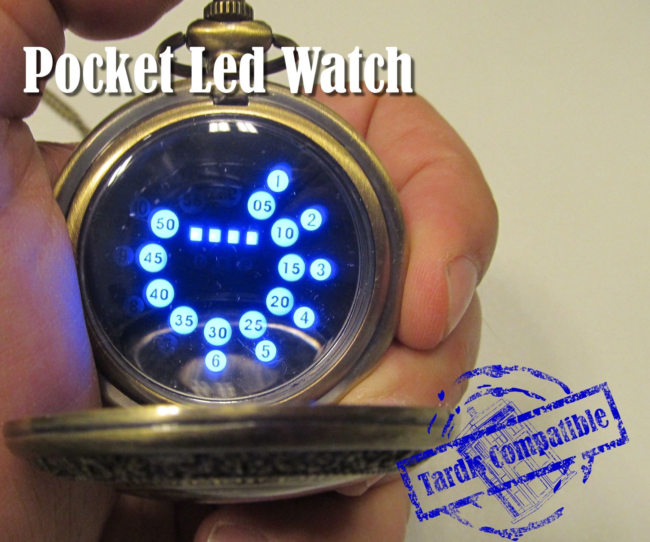 Led Pocket Watch, a Geeky One : 3 Steps (with Pictures) - Instructables