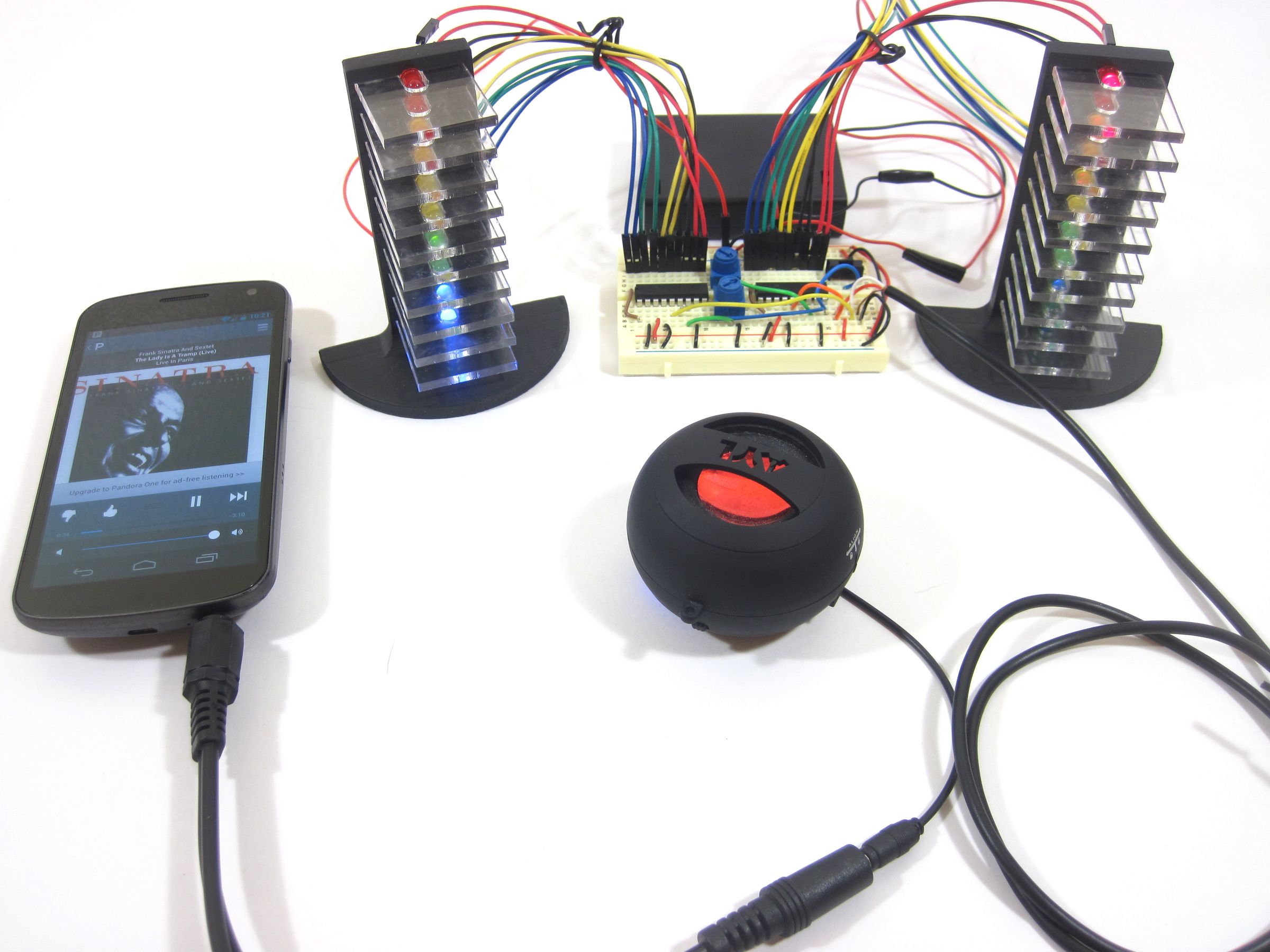 Mini LED Volume Towers (VU Meters) : 13 Steps (with Pictures ...