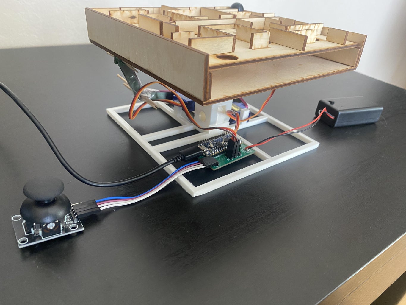 Marble Maze Using Arduino Inspired By Smarttronix 9 Steps With Pictures Instructables