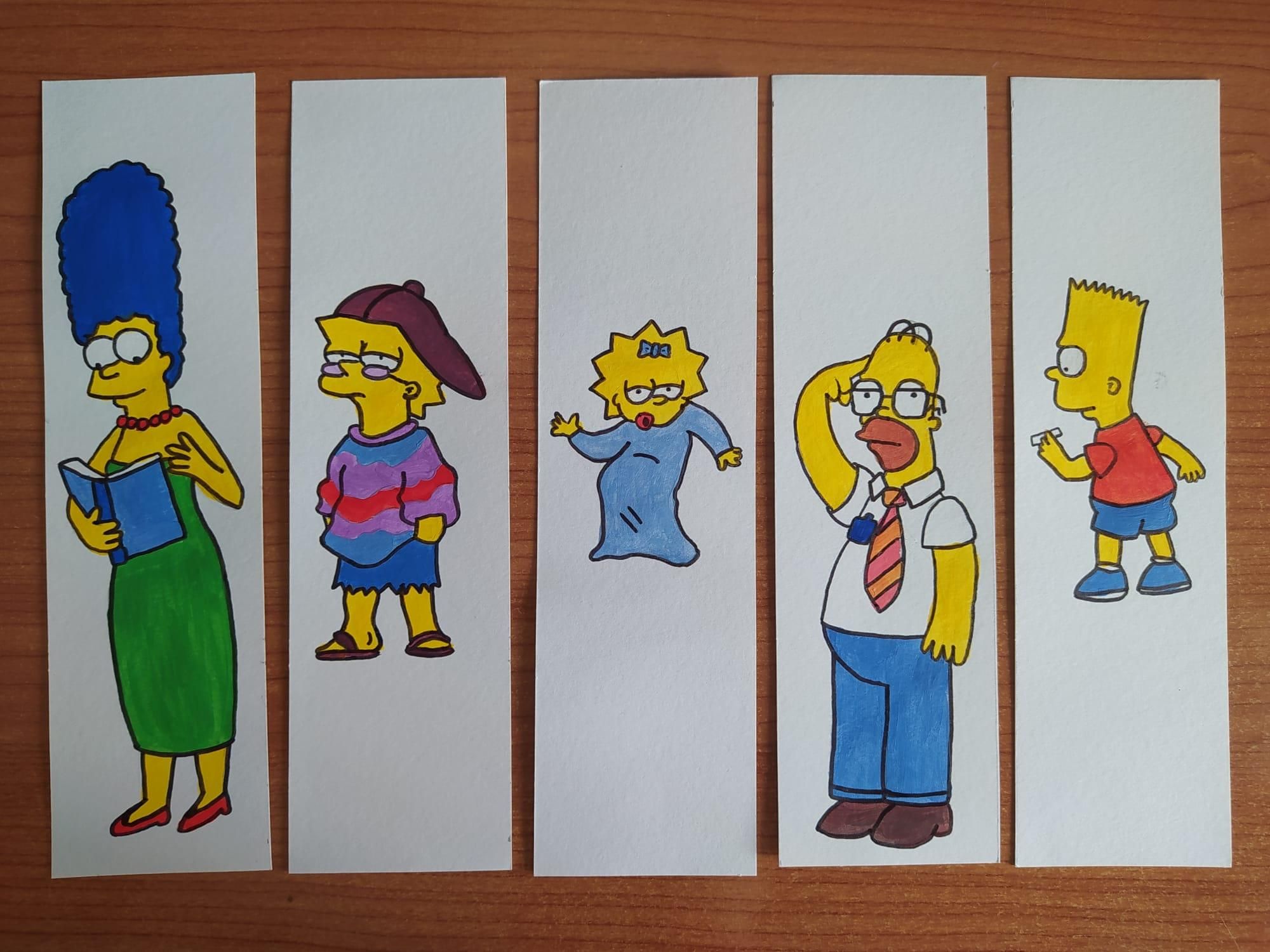 Simpsons Bookmarks + Simple Way to Plasticize : 7 Steps (with Pictures ...