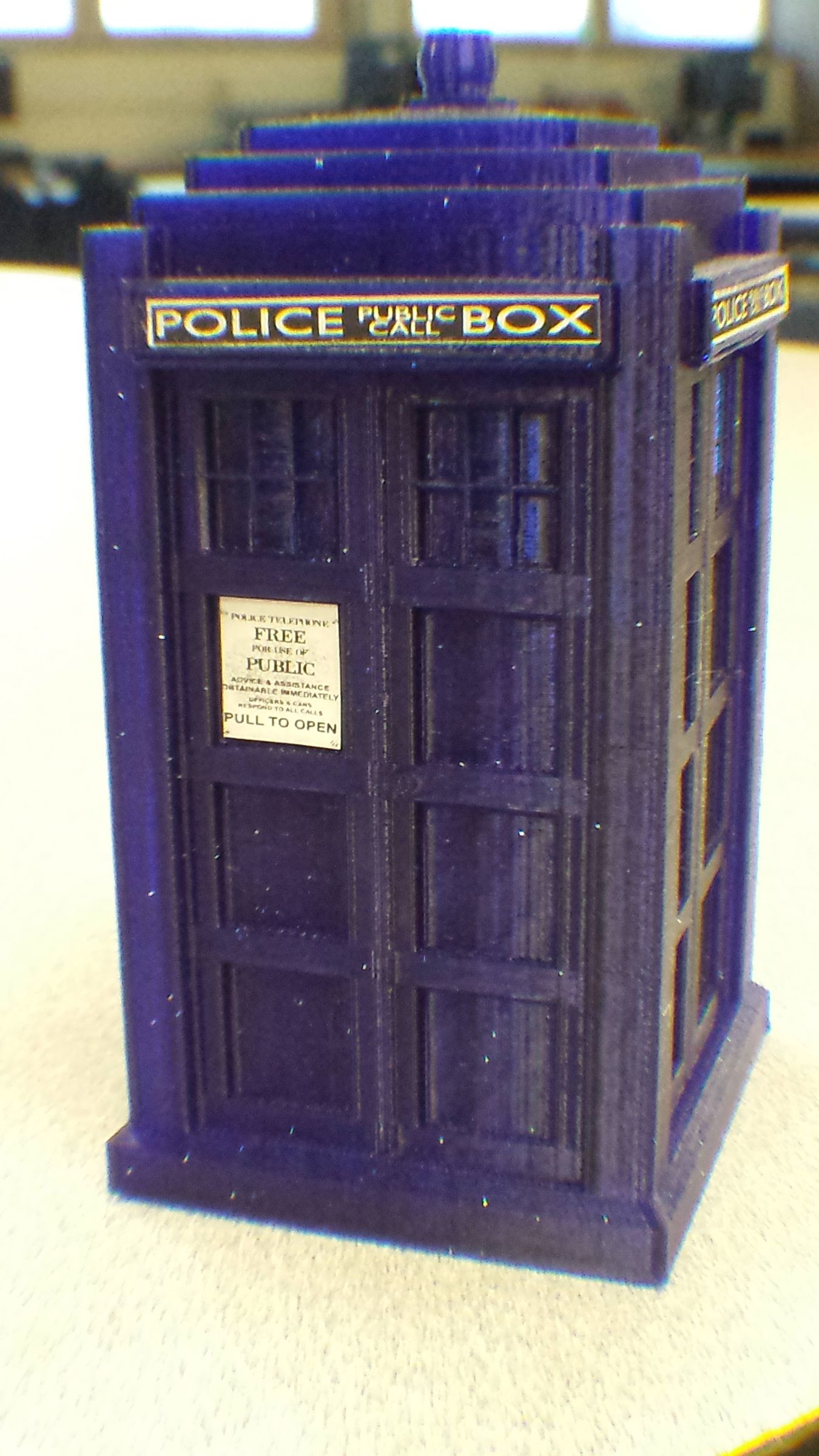 3D PRINTED TARDIS : 3 Steps - Instructables