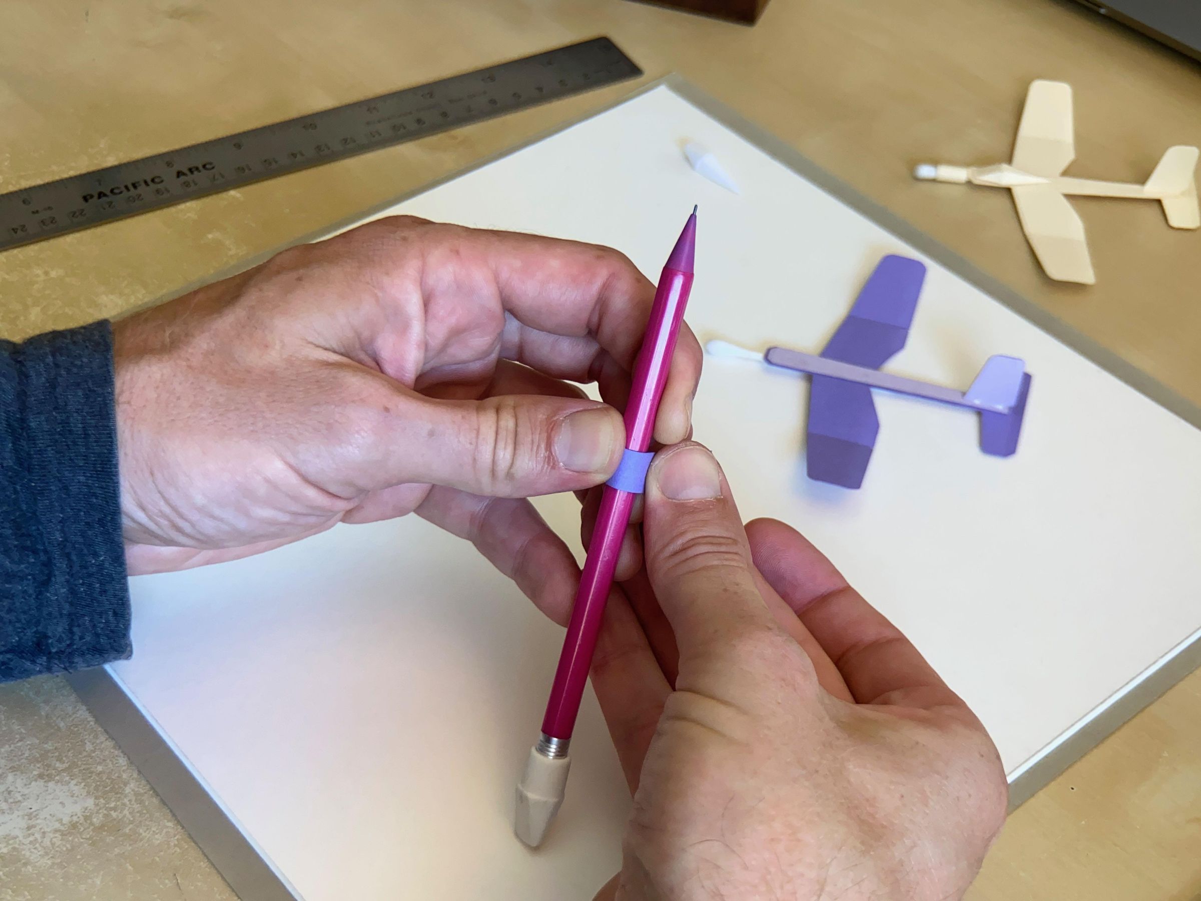 Cotton Swab Card Stock Micro Gliders : 9 Steps (with Pictures ...