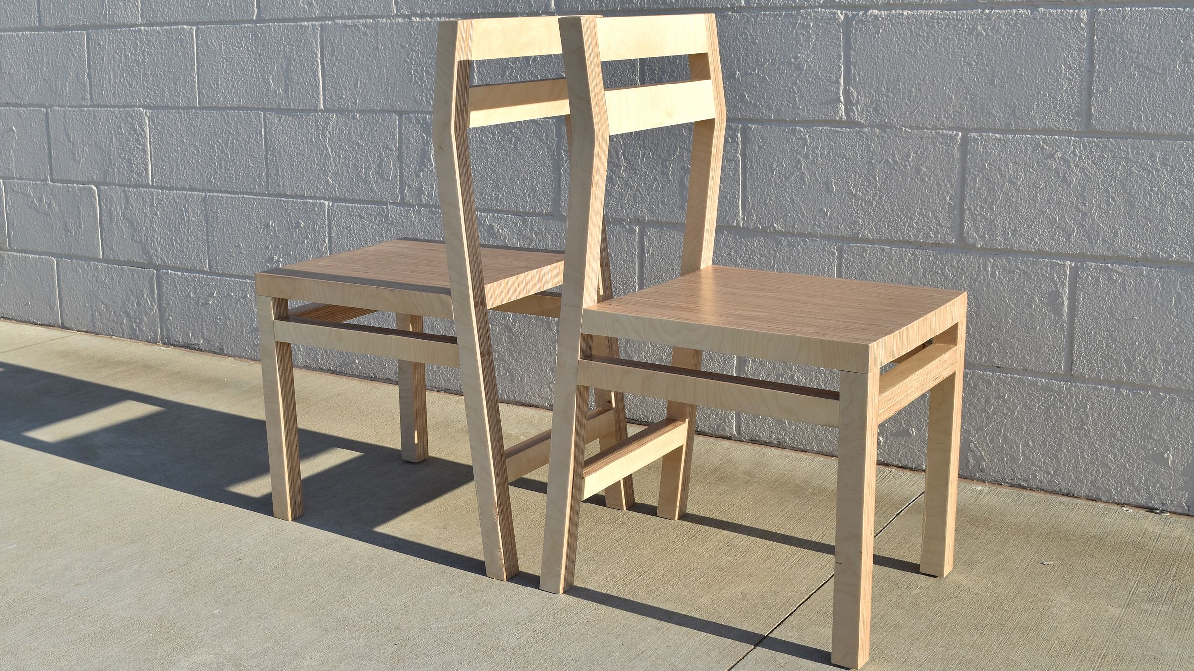 Modern Plywood Chairs - 2 Chairs,1 Sheet of Plywood : 6 Steps (with ...