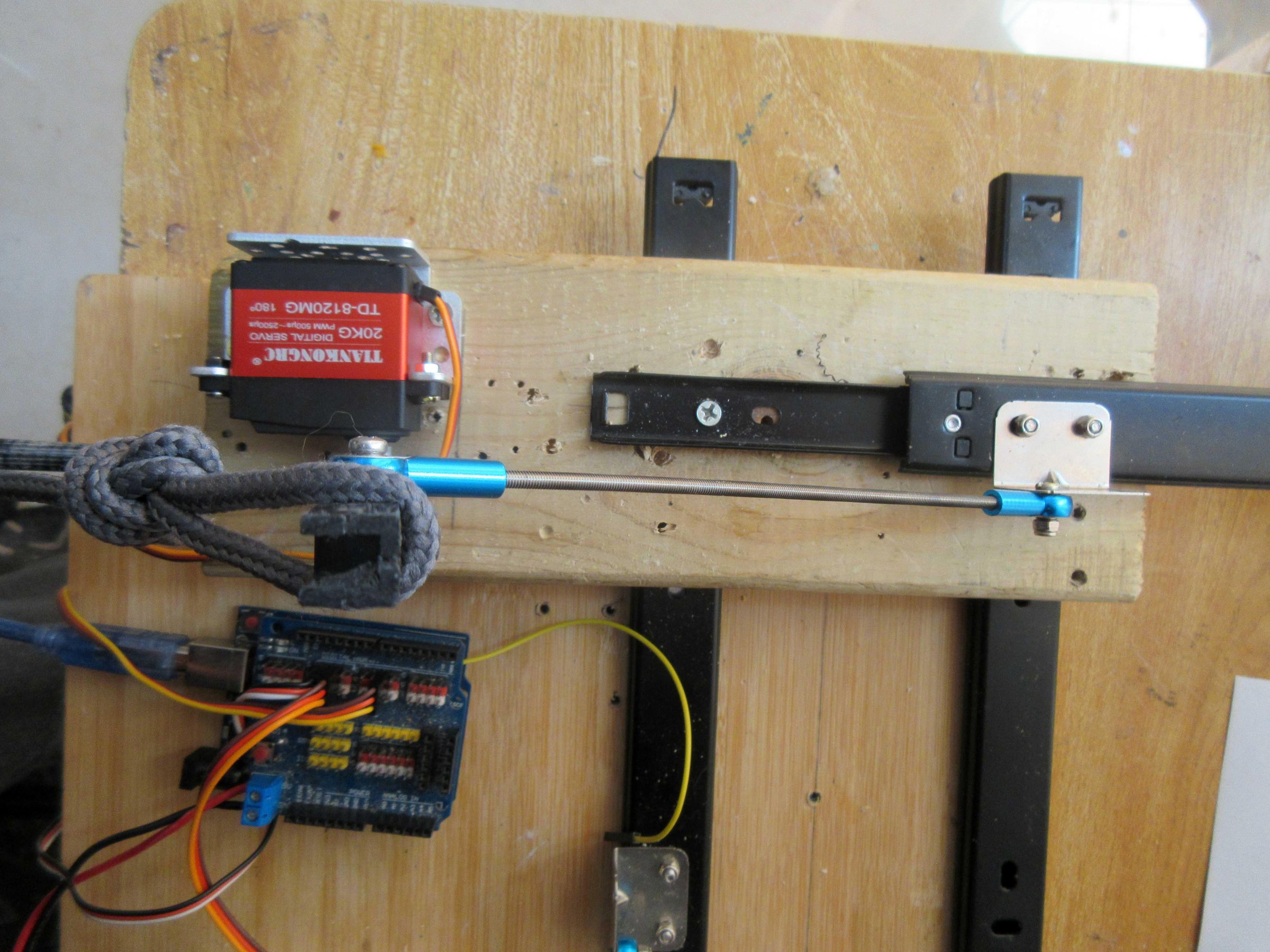 Two Servo and Drawer Slide Pen Plotter : 7 Steps (with Pictures ...