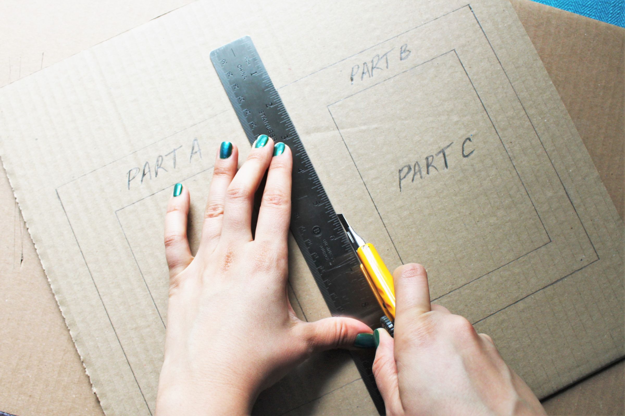 DIY PICTURE FRAME From Cardboard and Decorative Materials : 14 Steps ...