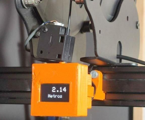 Mini Filament Counter for 3d Printer / Minicontador De Filamento Para ...