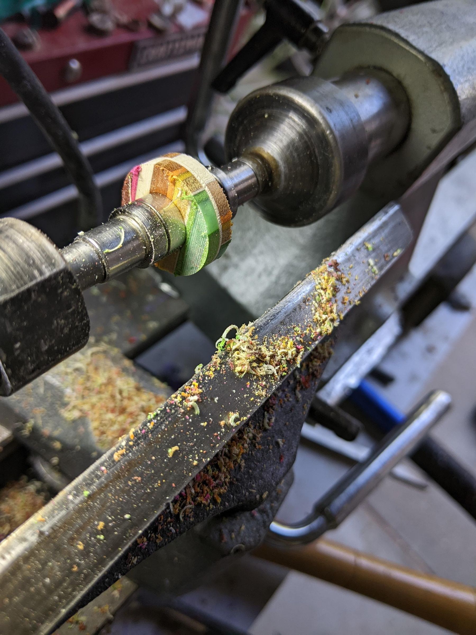 Rainbow Ring - 100 Segments of Exotic Woods + Resins for a 1-of-a-Kind ...