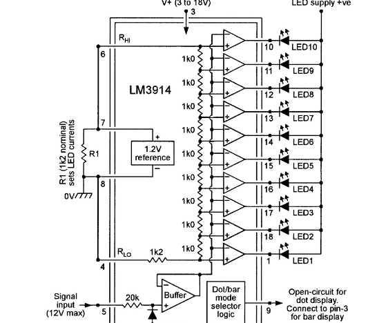 LM3916 LED Chip Alternative : 7 Steps - Instructables