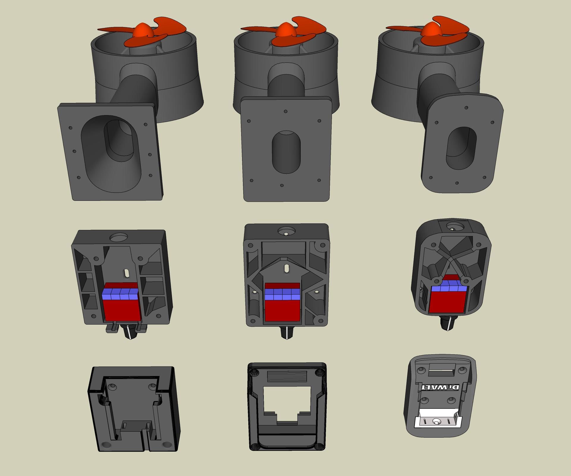 The Engineering Complexity of a Simple 3D Printed Air Blower : 14 Steps ...