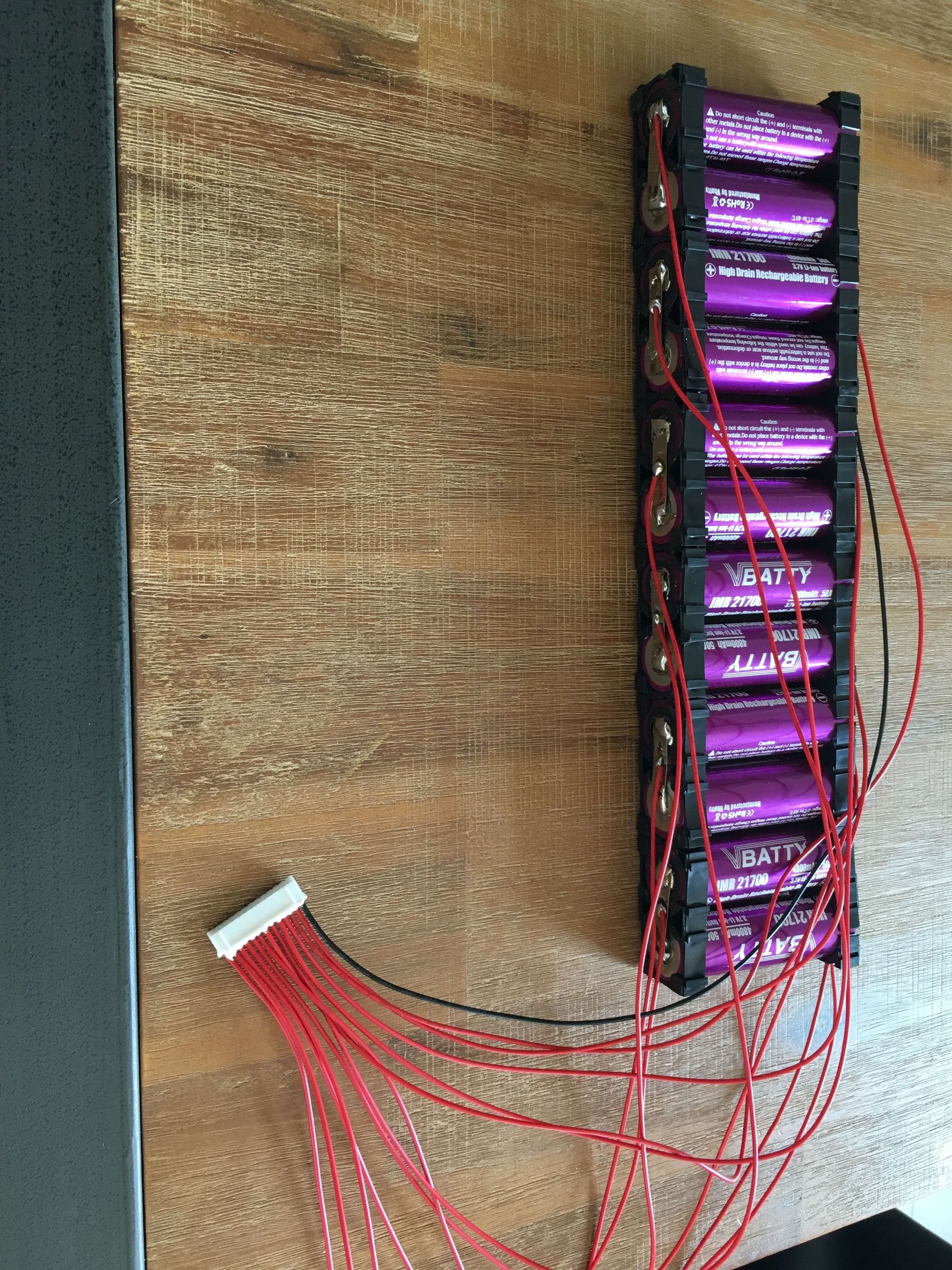 Li-Ion Battery Pack 12s 44.4V With BMS : 5 Steps - Instructables