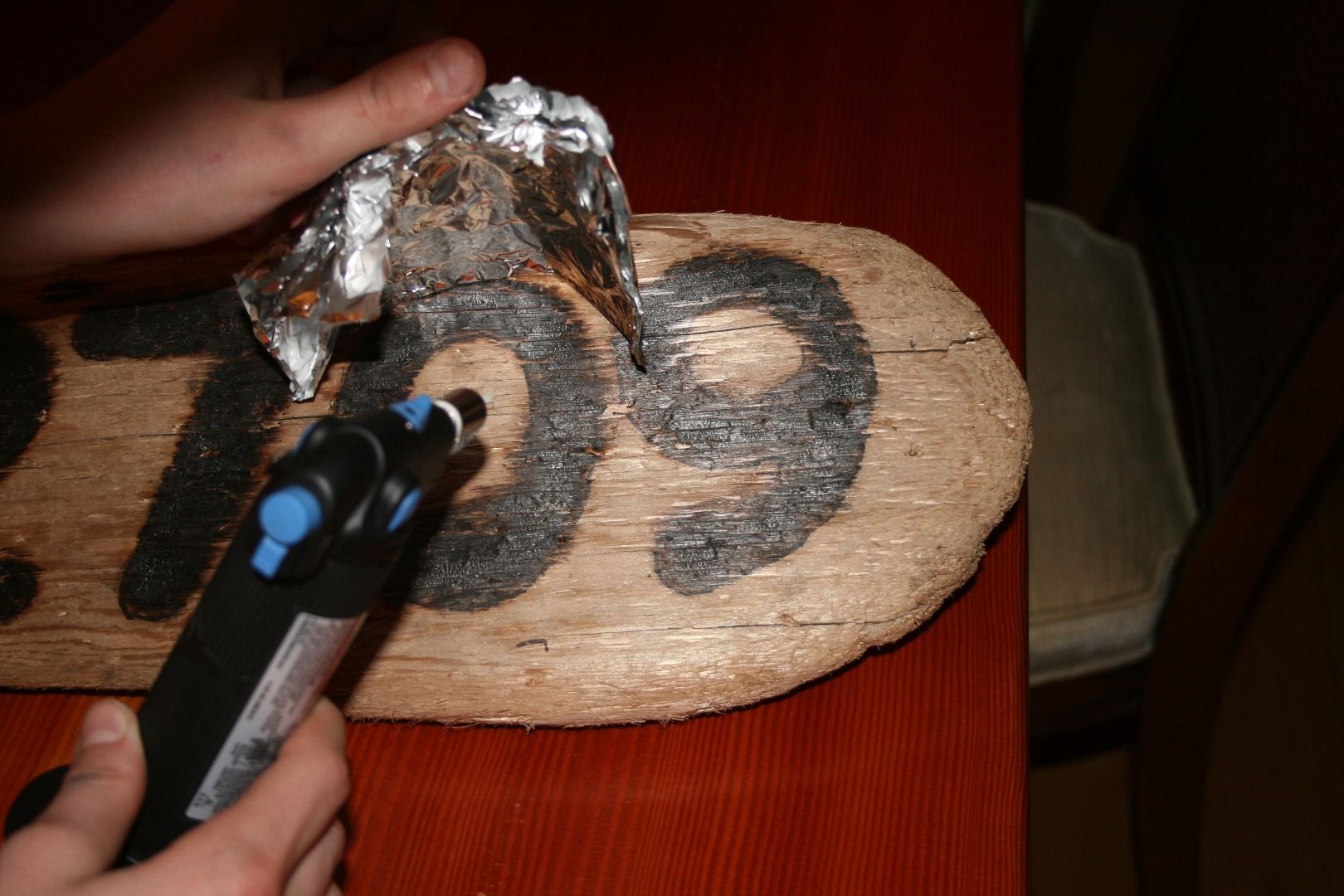 Burnt Wood Address Sign : 4 Steps - Instructables