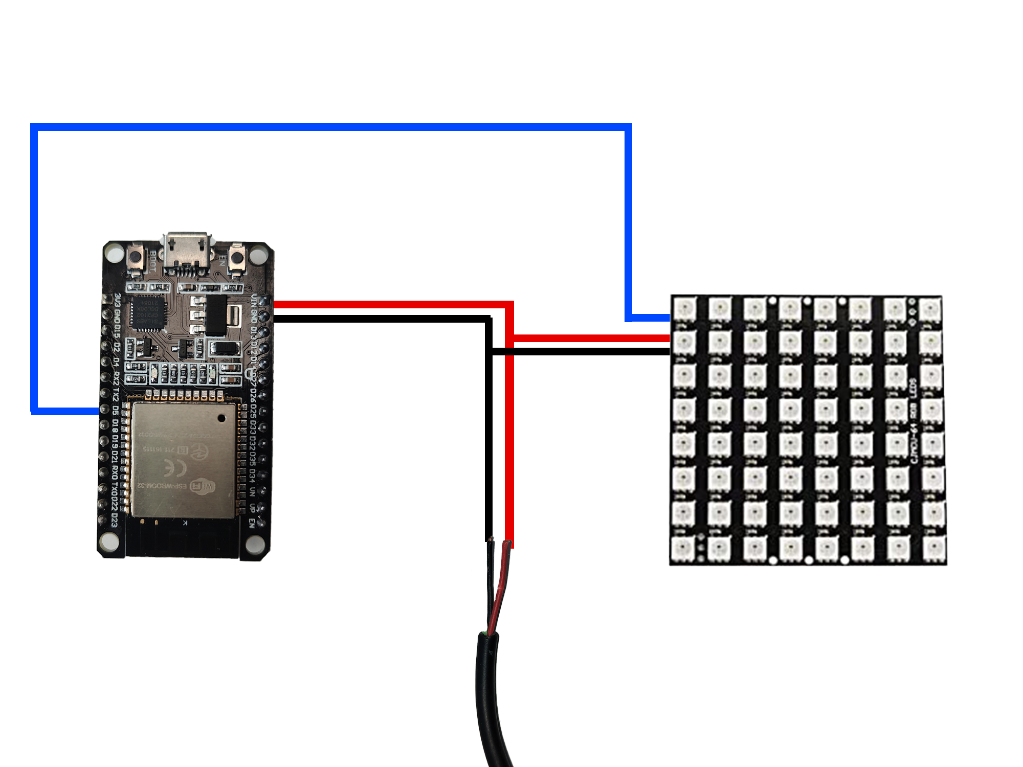 Aurora - a Budget Wifi Controlled LED Matrix : 6 Steps (with Pictures ...