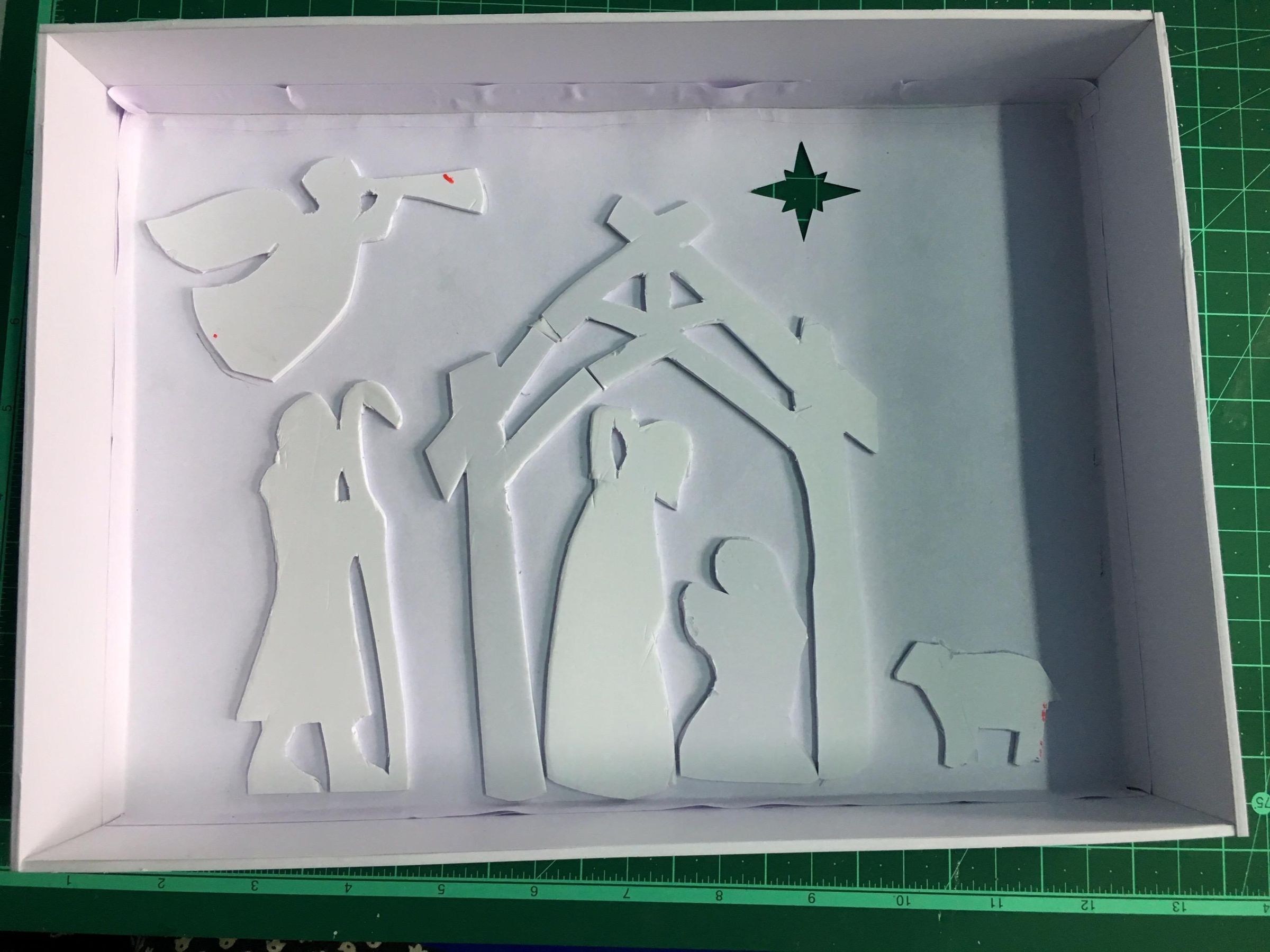 Manger Scene Table Lamp As Christmas Decor : 8 Steps (with Pictures ...