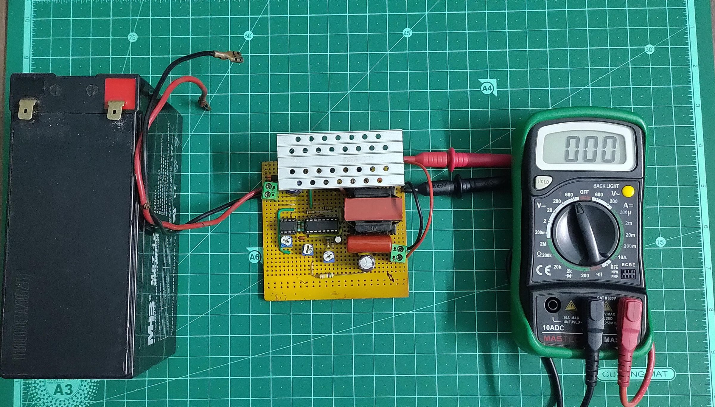 200W Modified Square Wave Inverter With Crystal Control : 10 Steps ...