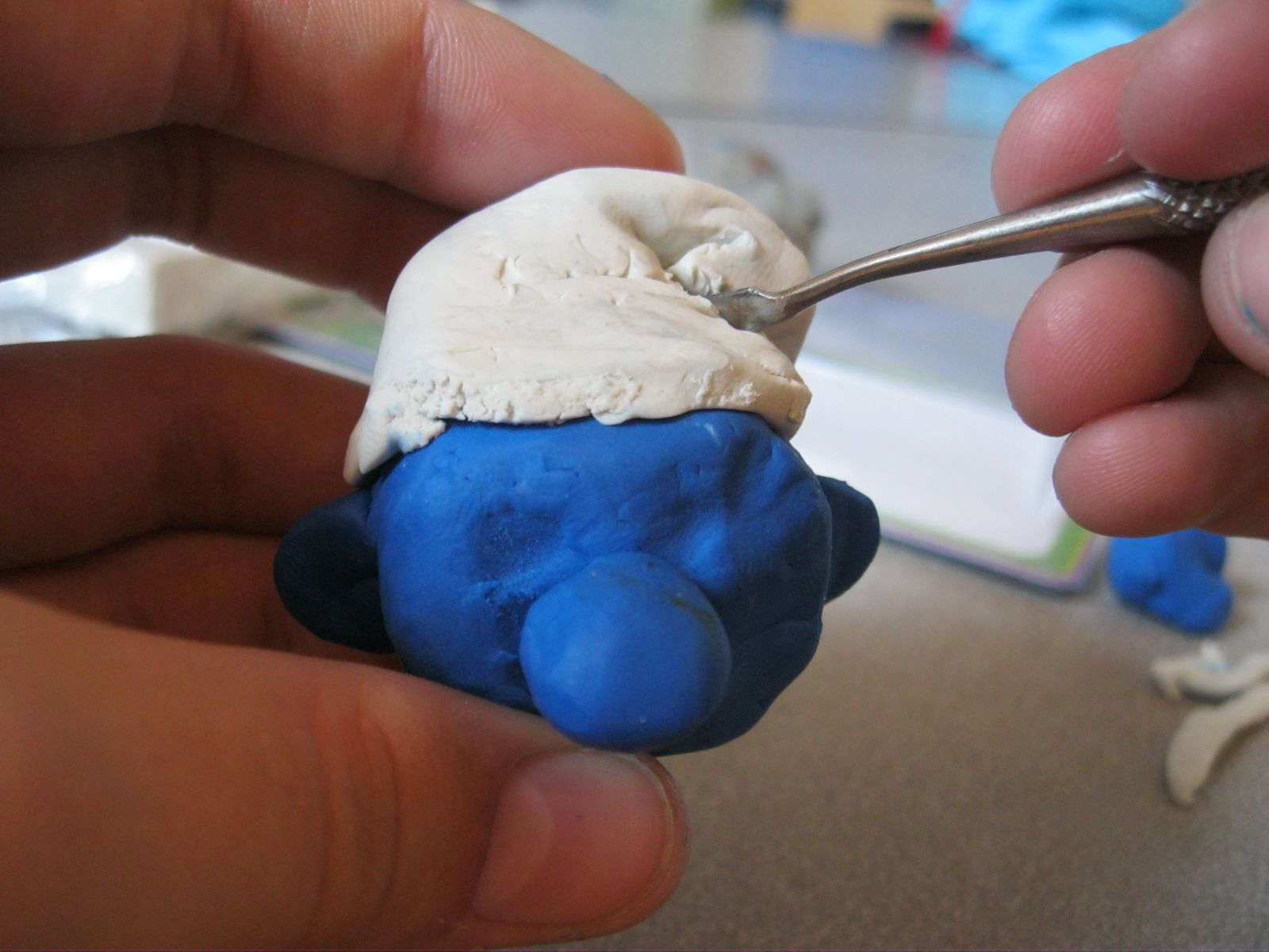 Clay Brainy the Smurf. : 6 Steps - Instructables