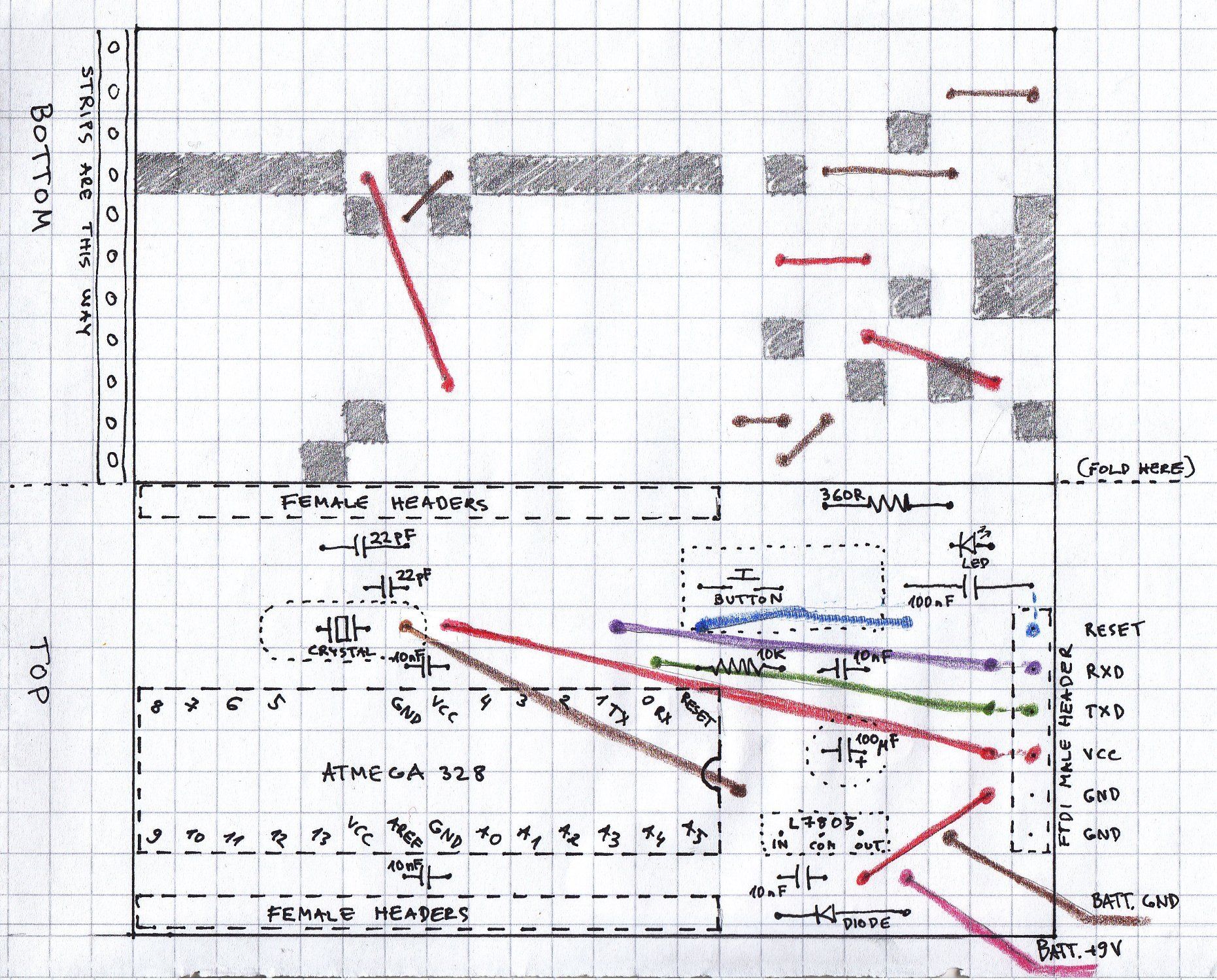Small Form Factor DIY Arduino on Stripboard : 10 Steps - Instructables