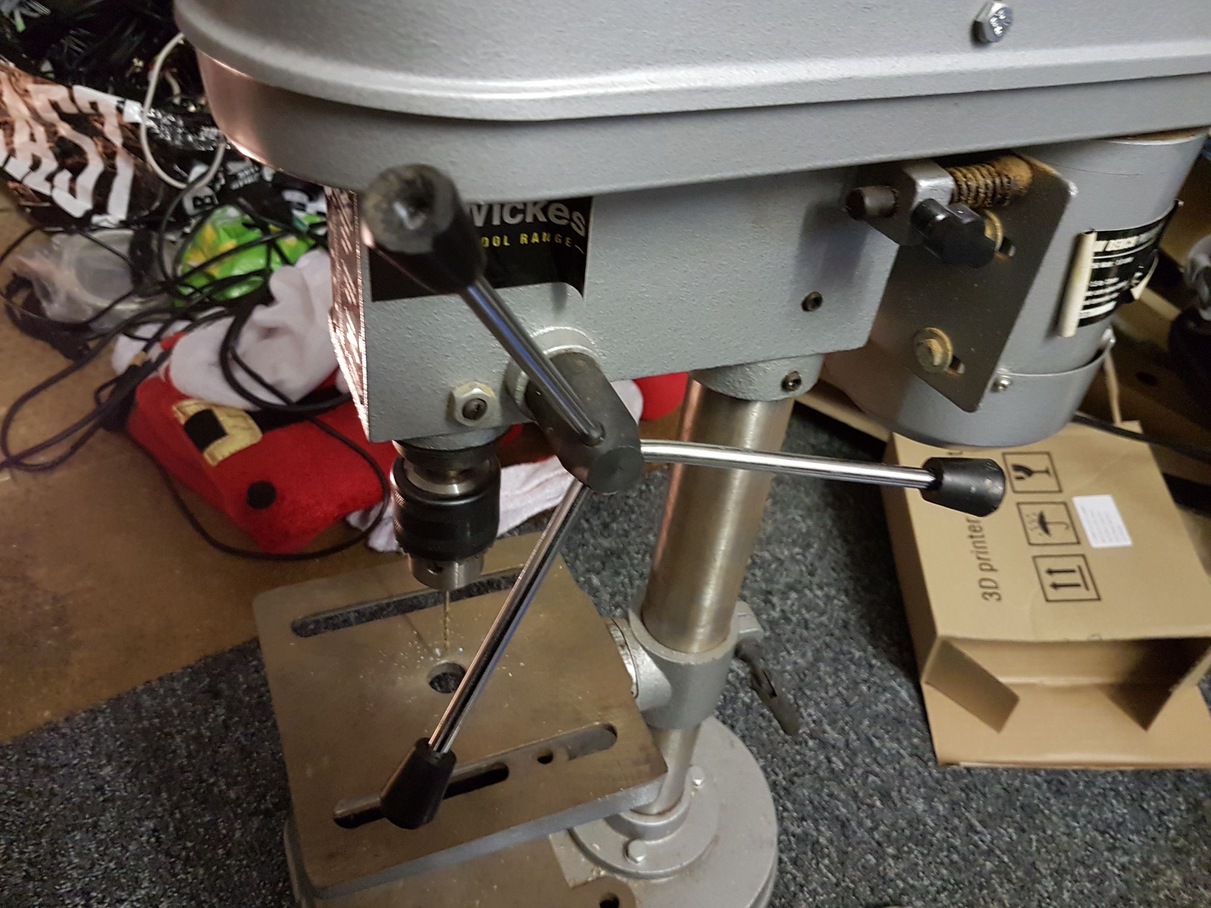 Drill Press Feed Handle Replacement : 5 Steps (with Pictures ...