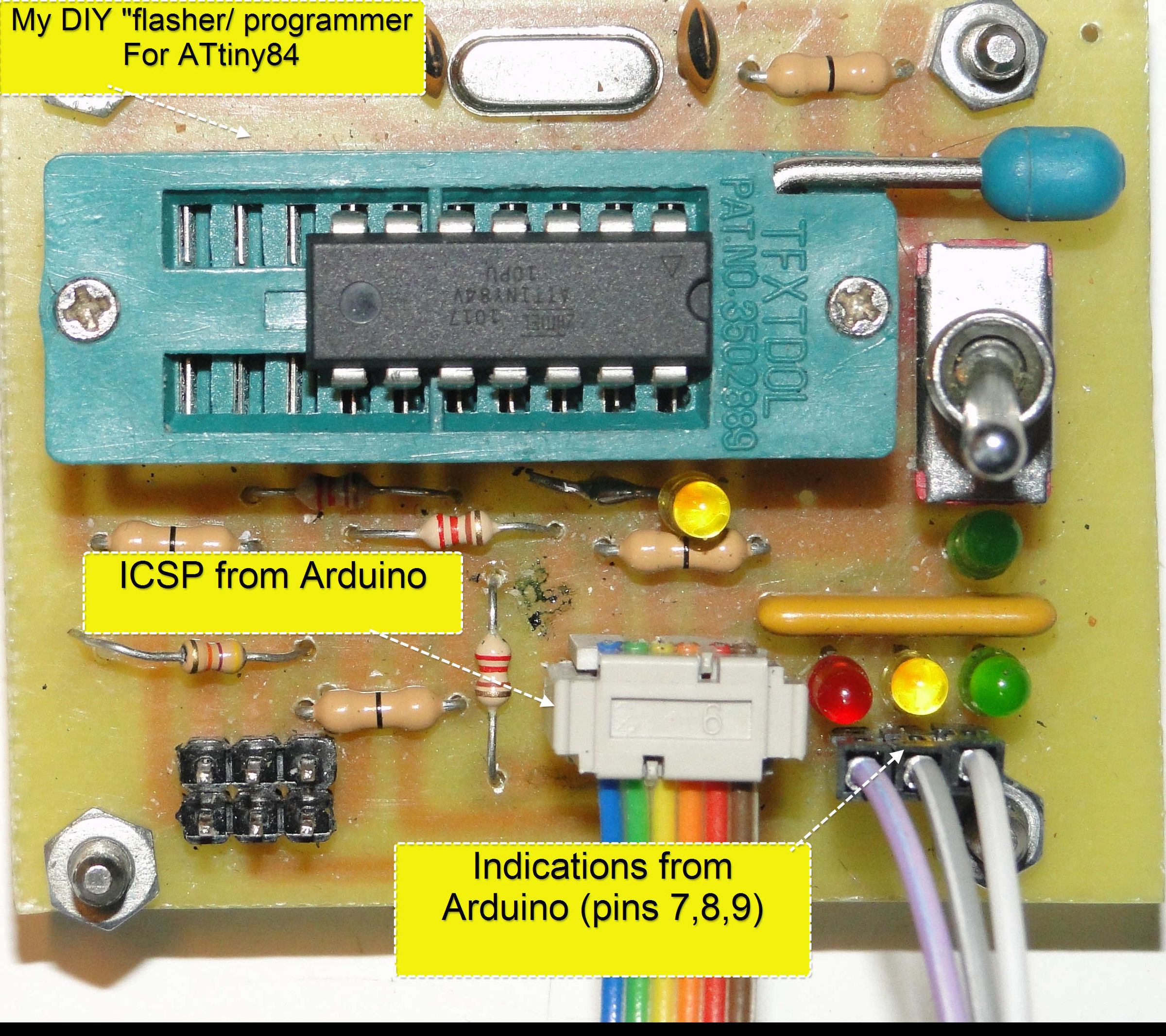 ATtiny 84 & 85 Programmer : 5 Steps (with Pictures) - Instructables