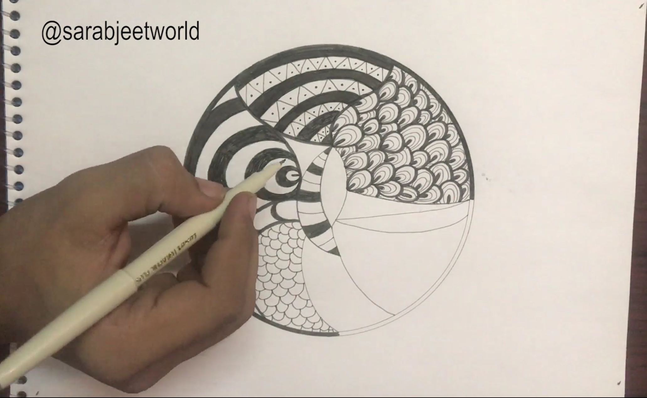 How to Draw Complex Zentangle Art for Beginners Learn : 11 Steps ...