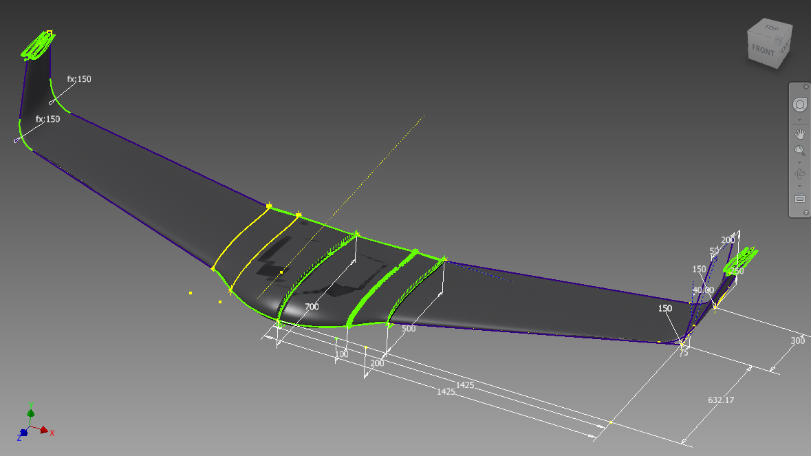 Flying Wing Glider Project - Step-by-Step Guide in Autodesk Inventor ...