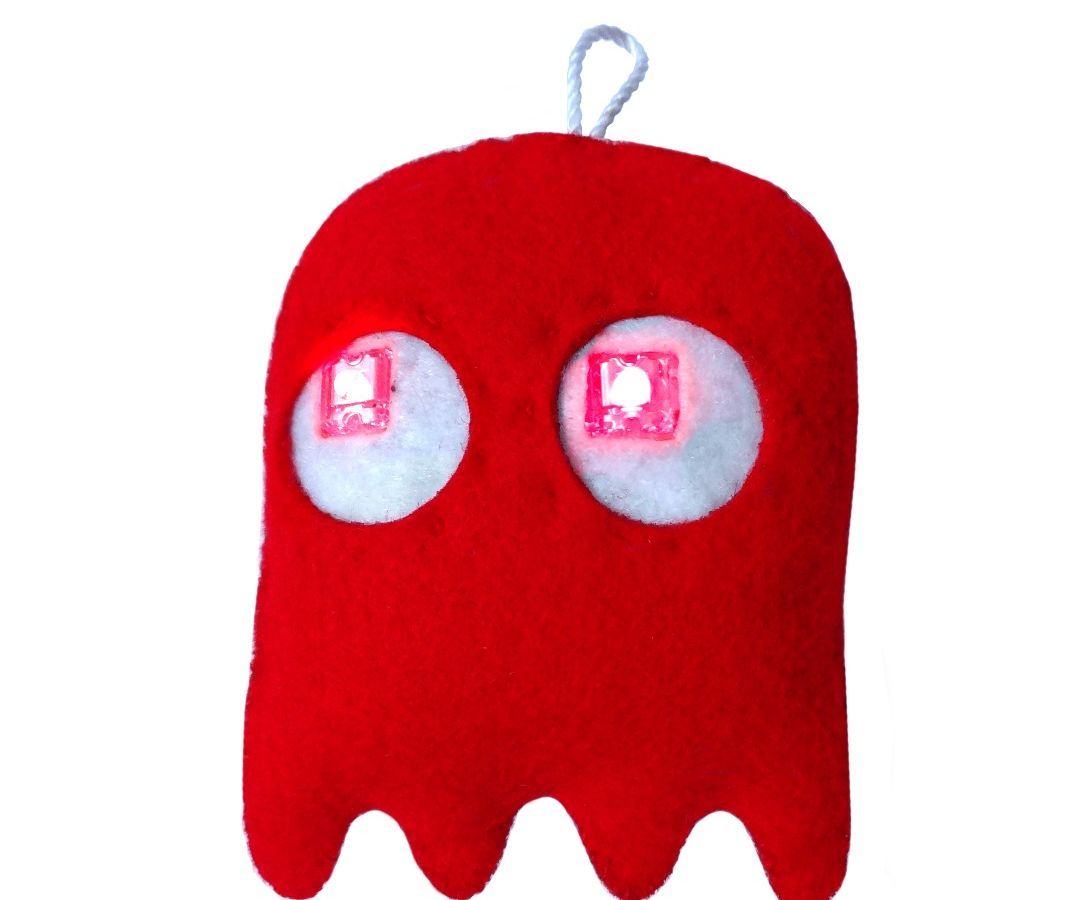 Blinky! the Cute Red Ghost : 9 Steps (with Pictures) - Instructables