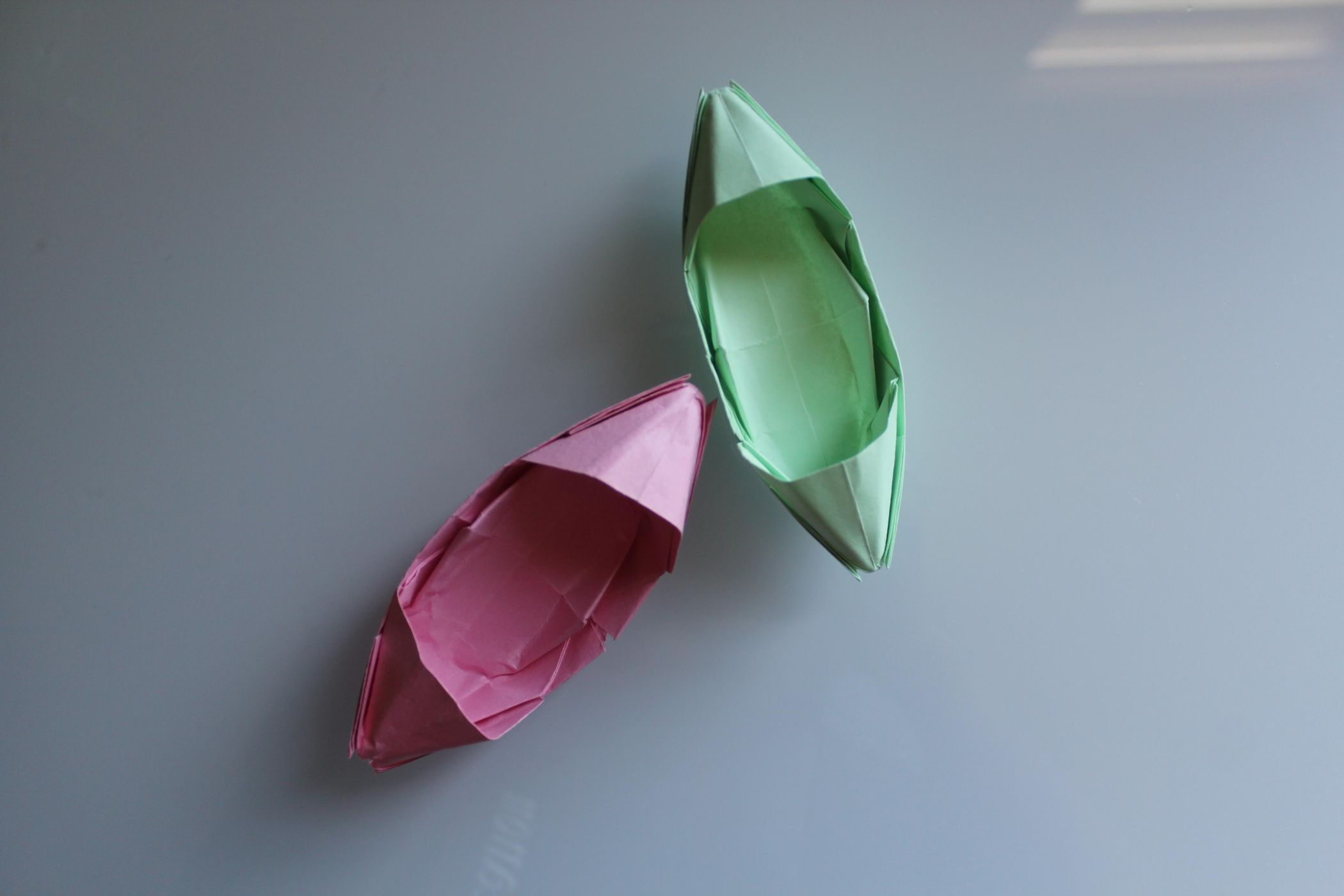 Origami Roofed Boat | No Cuts or Glue Needed | Floats on Water : 3 ...